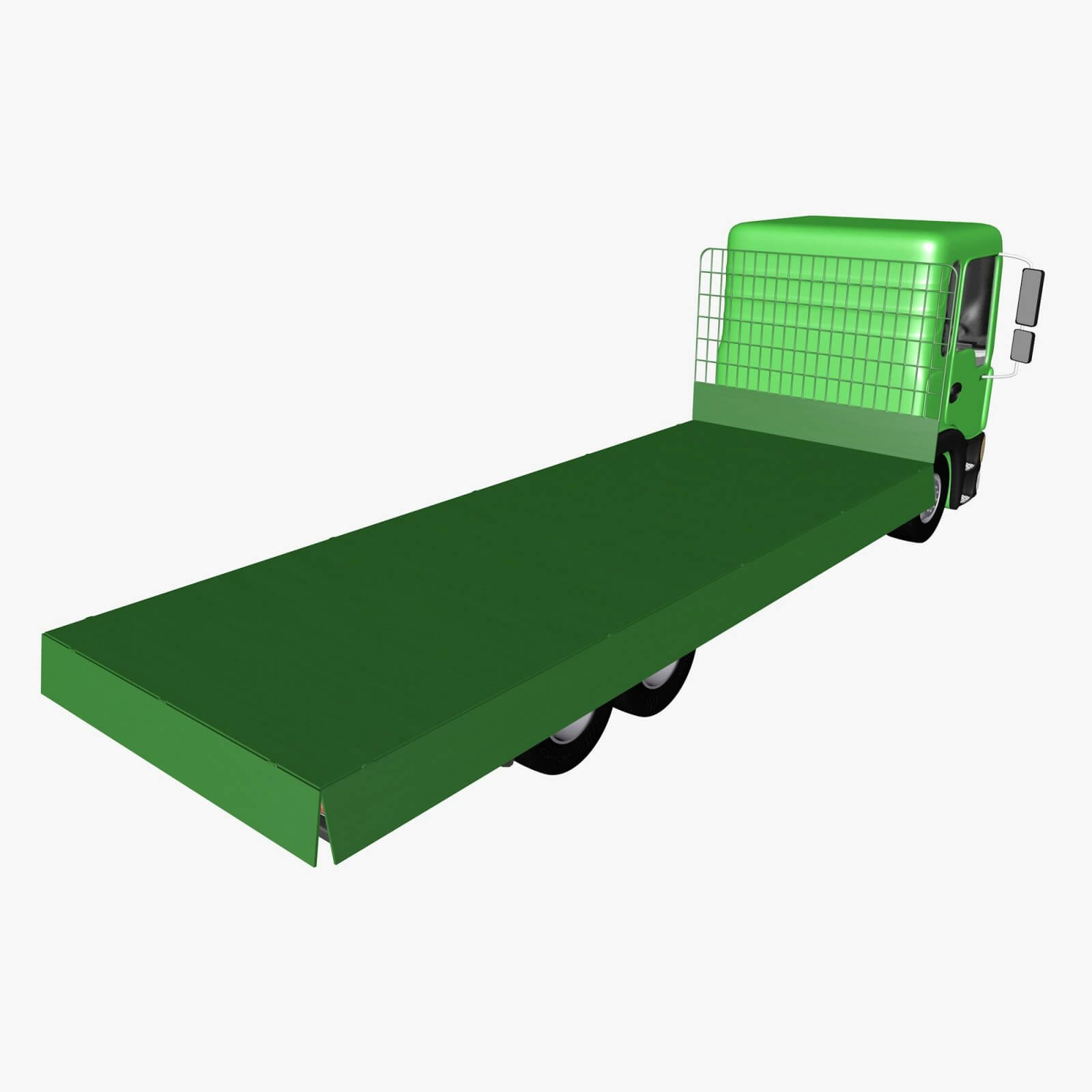 Open Body Truck - 3D Model by katherina
