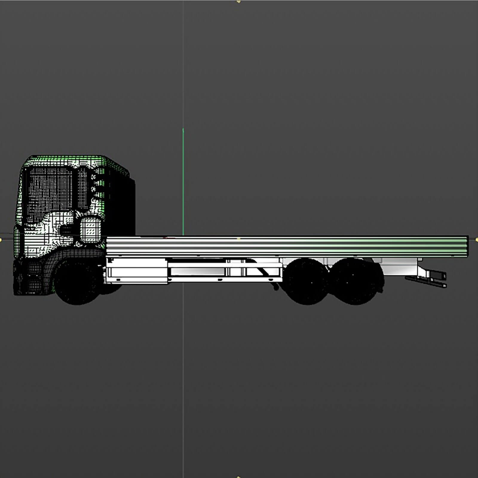 Open Body Truck - 3D Model by katherina