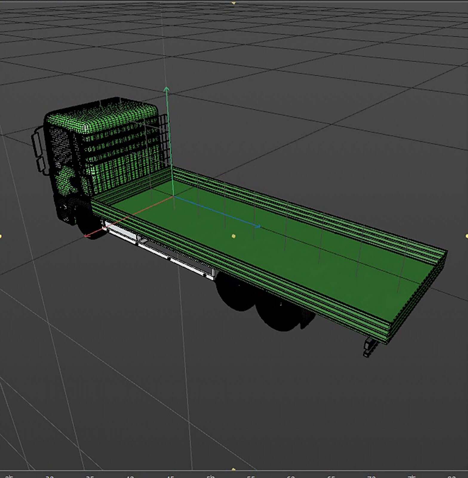 Open Body Truck - 3D Model by katherina