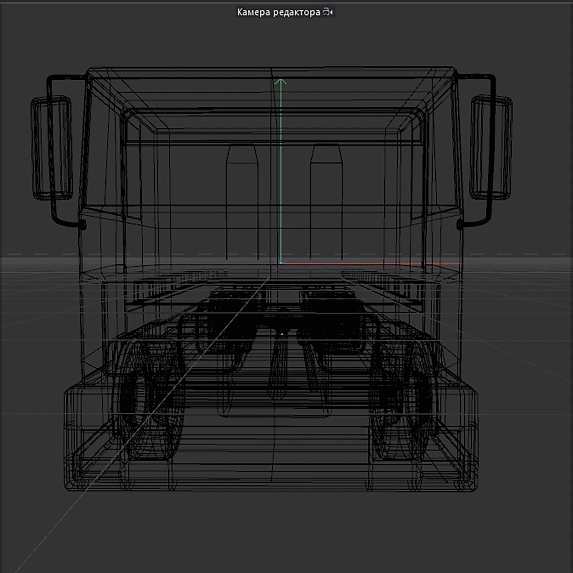 Platform Truck - 3D Model by katherina