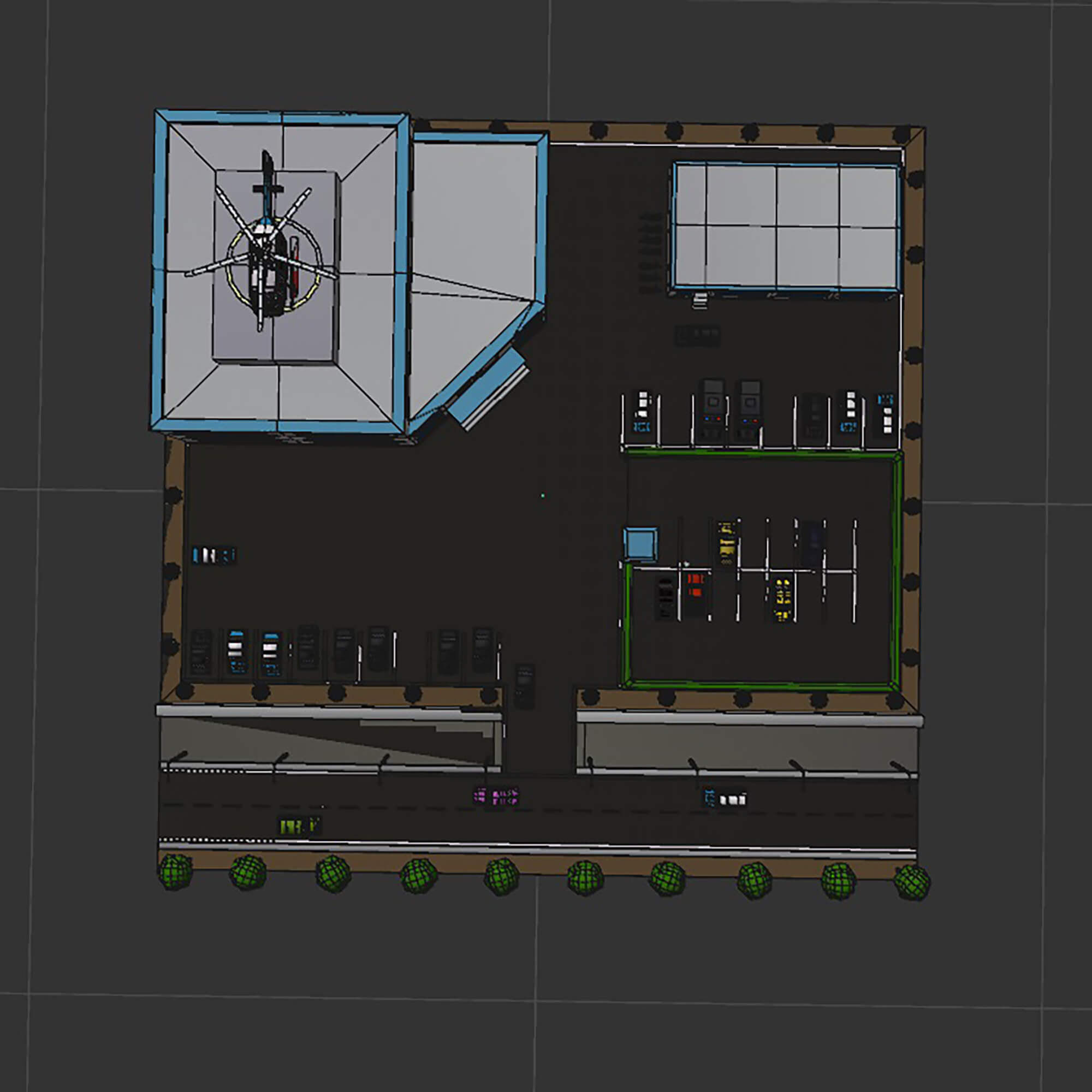 Police Station - 3D Model by katherina