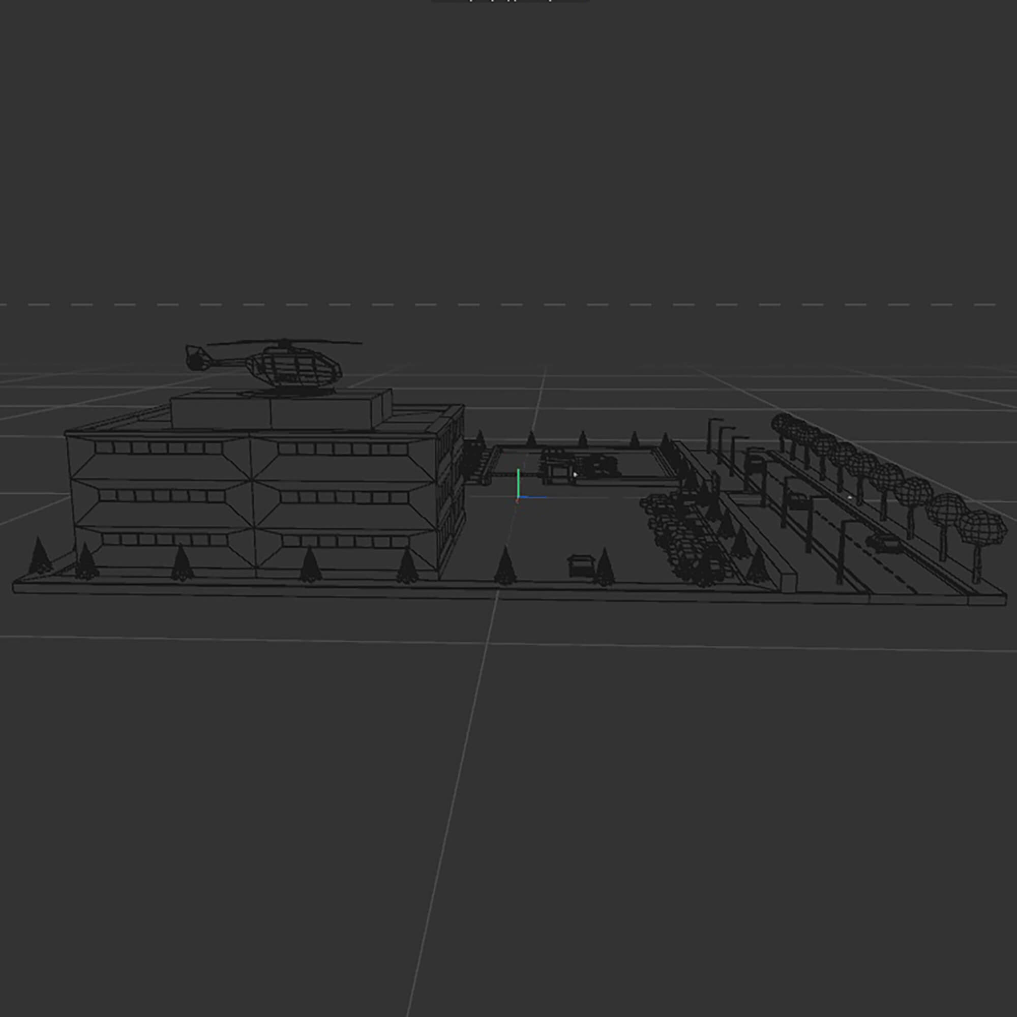 Police Station - 3D Model by katherina