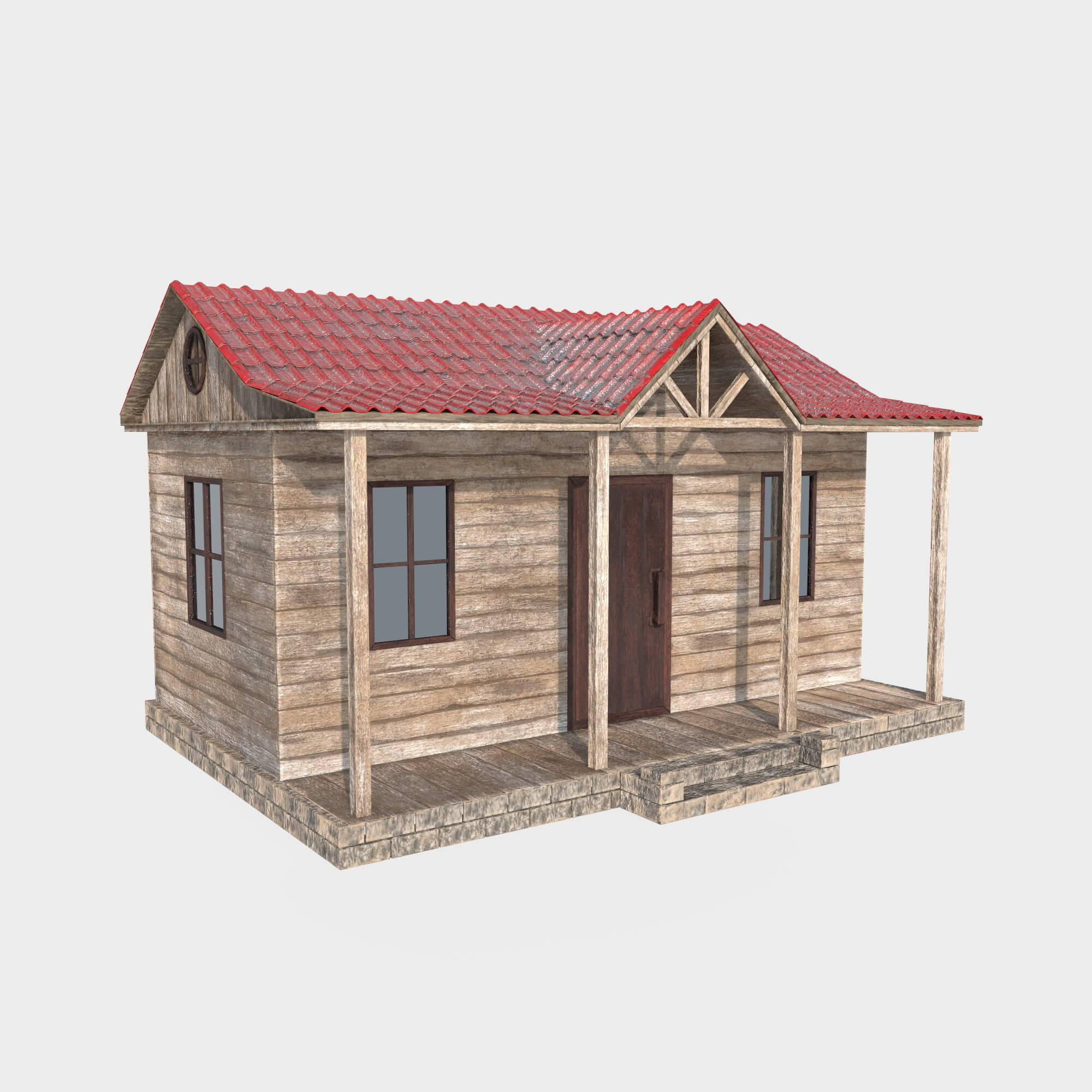 Ranch House - 3D Model by katherina