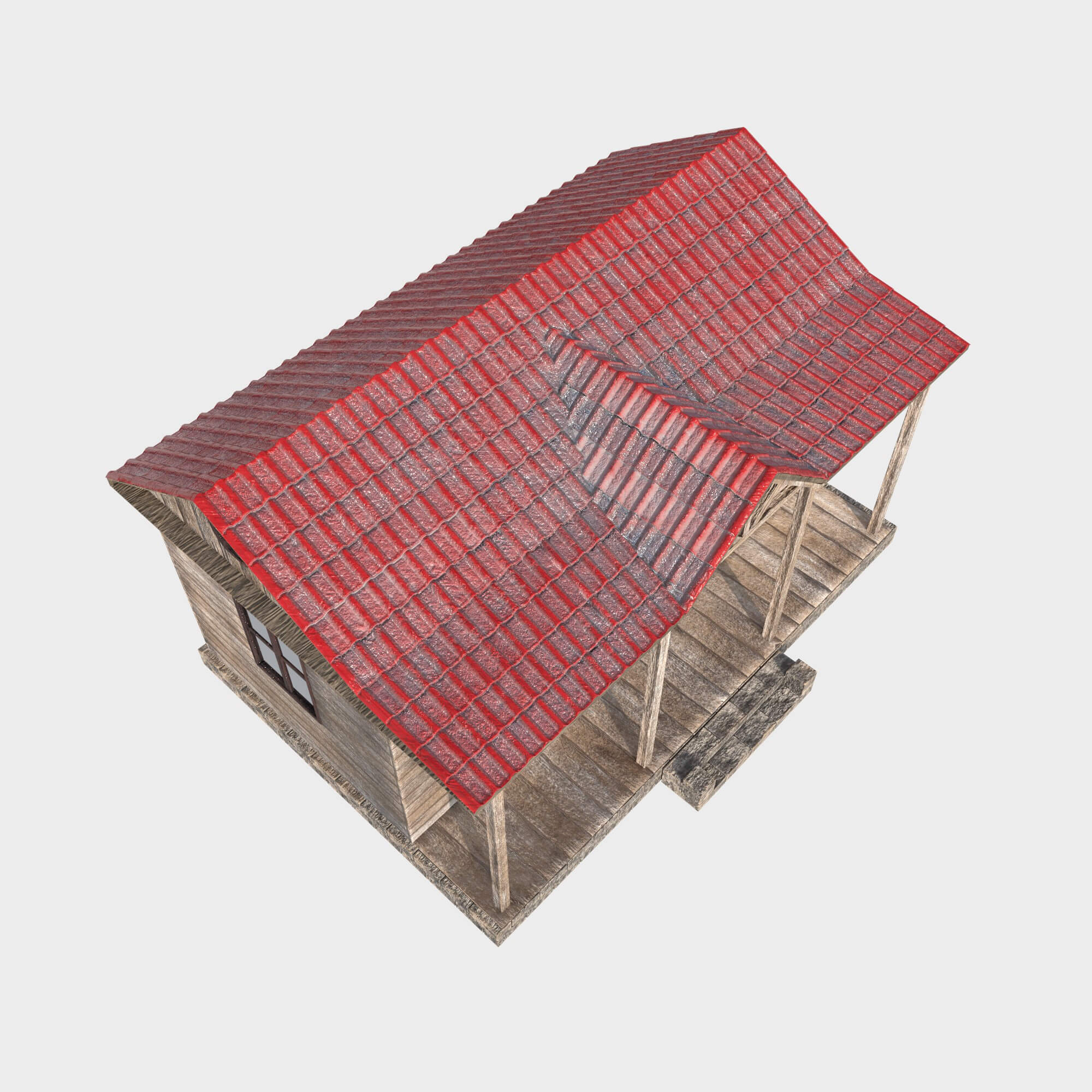 Ranch House - 3D Model by katherina