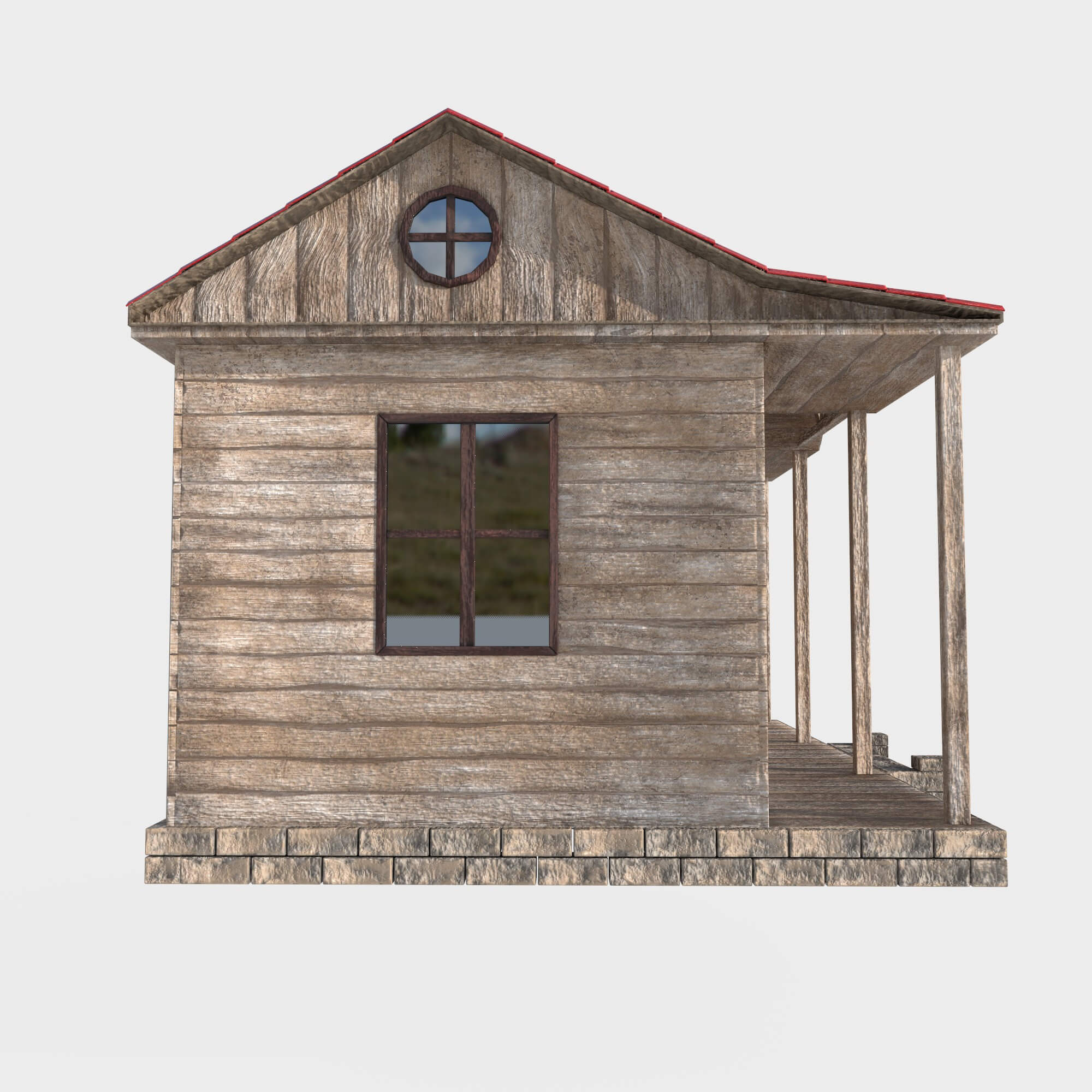 Ranch House - 3D Model by katherina