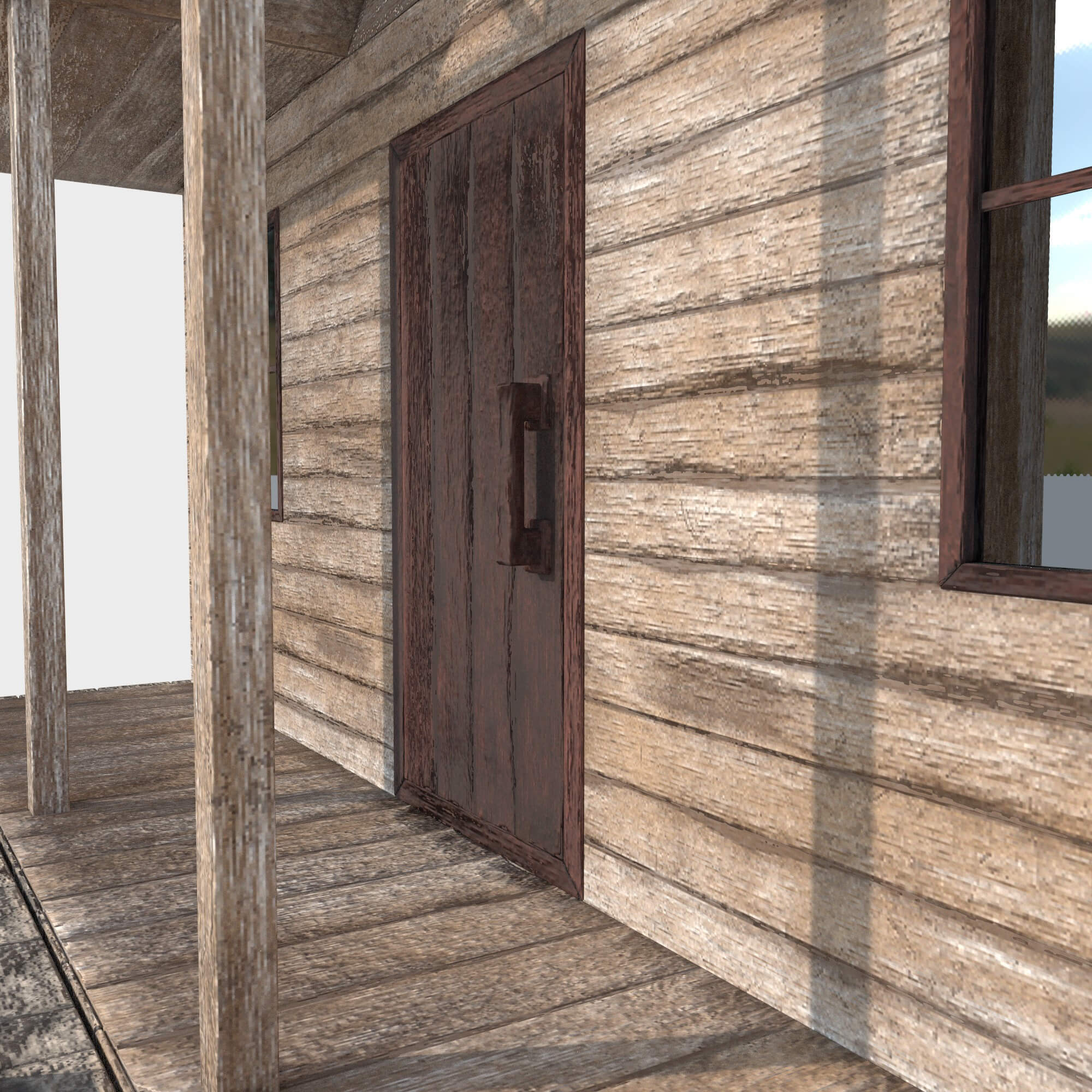 Ranch House - 3D Model by katherina