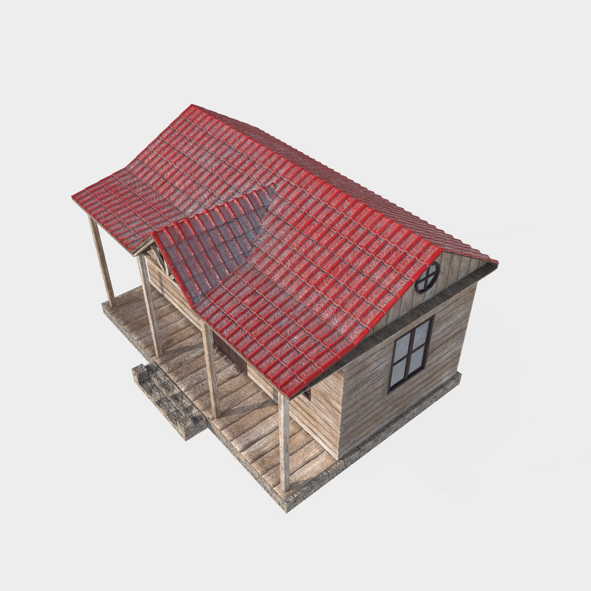 Ranch House - 3D Model by katherina