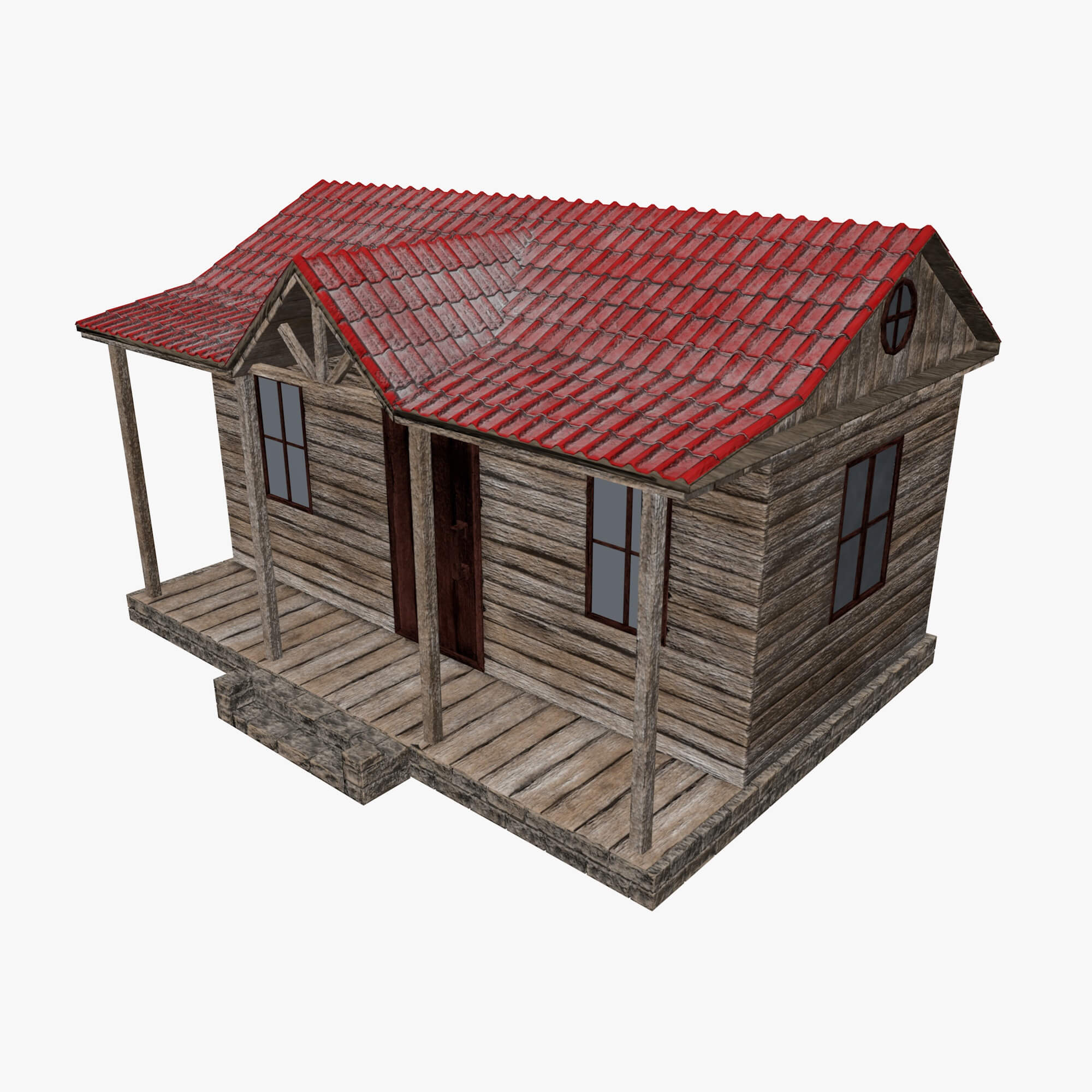 Ranch House - 3D Model by katherina