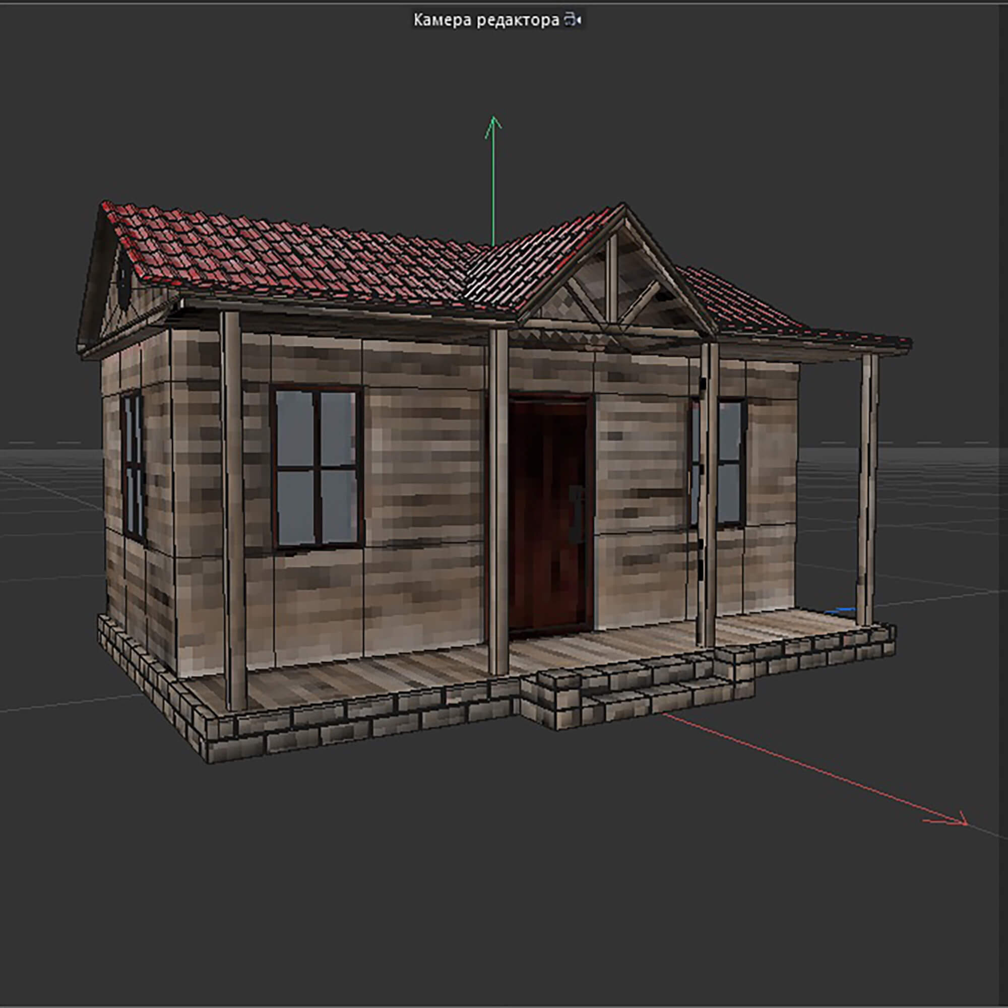 Ranch House - 3D Model by katherina