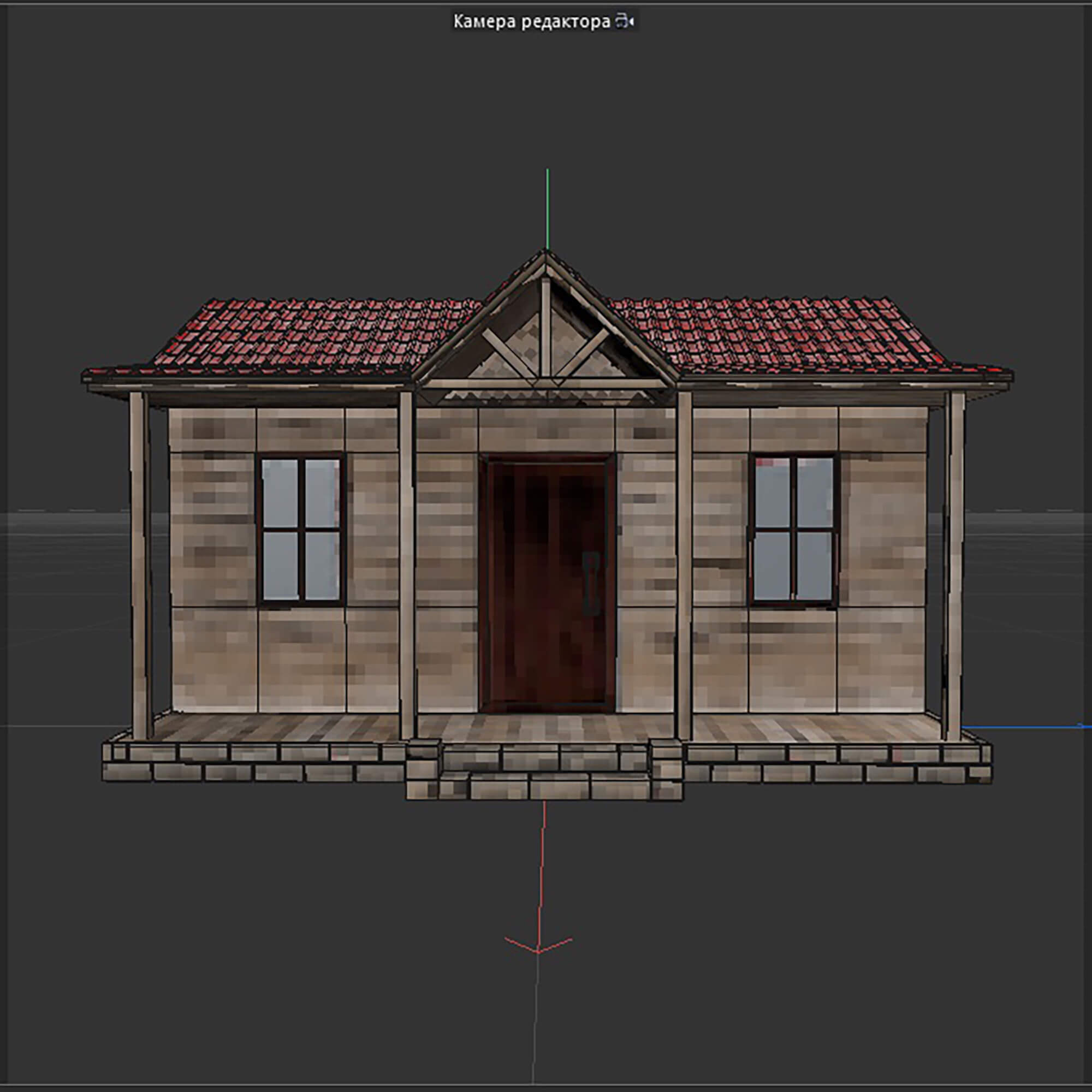 Ranch House - 3D Model by katherina