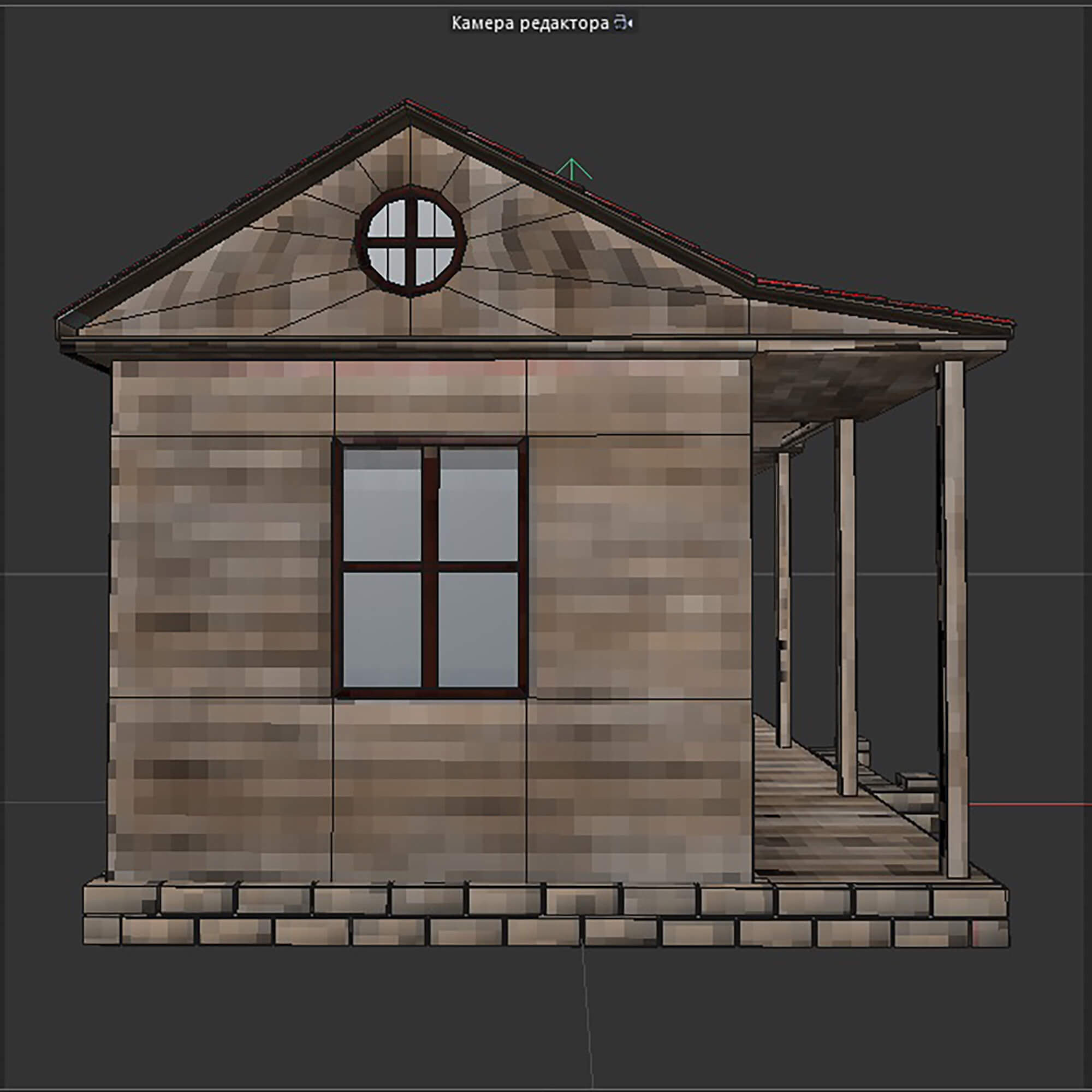 Ranch House - 3D Model by katherina