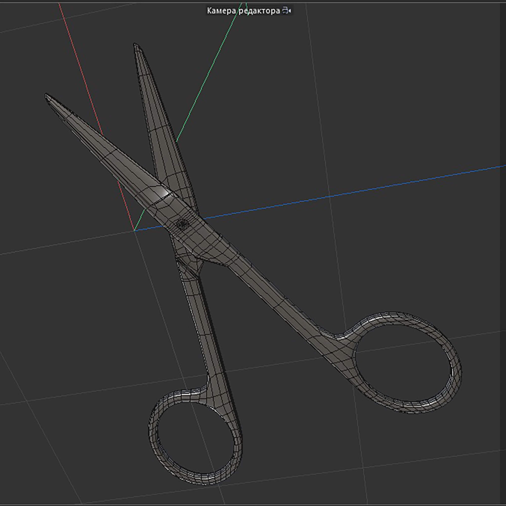 Scissors - 3D Model by katherina