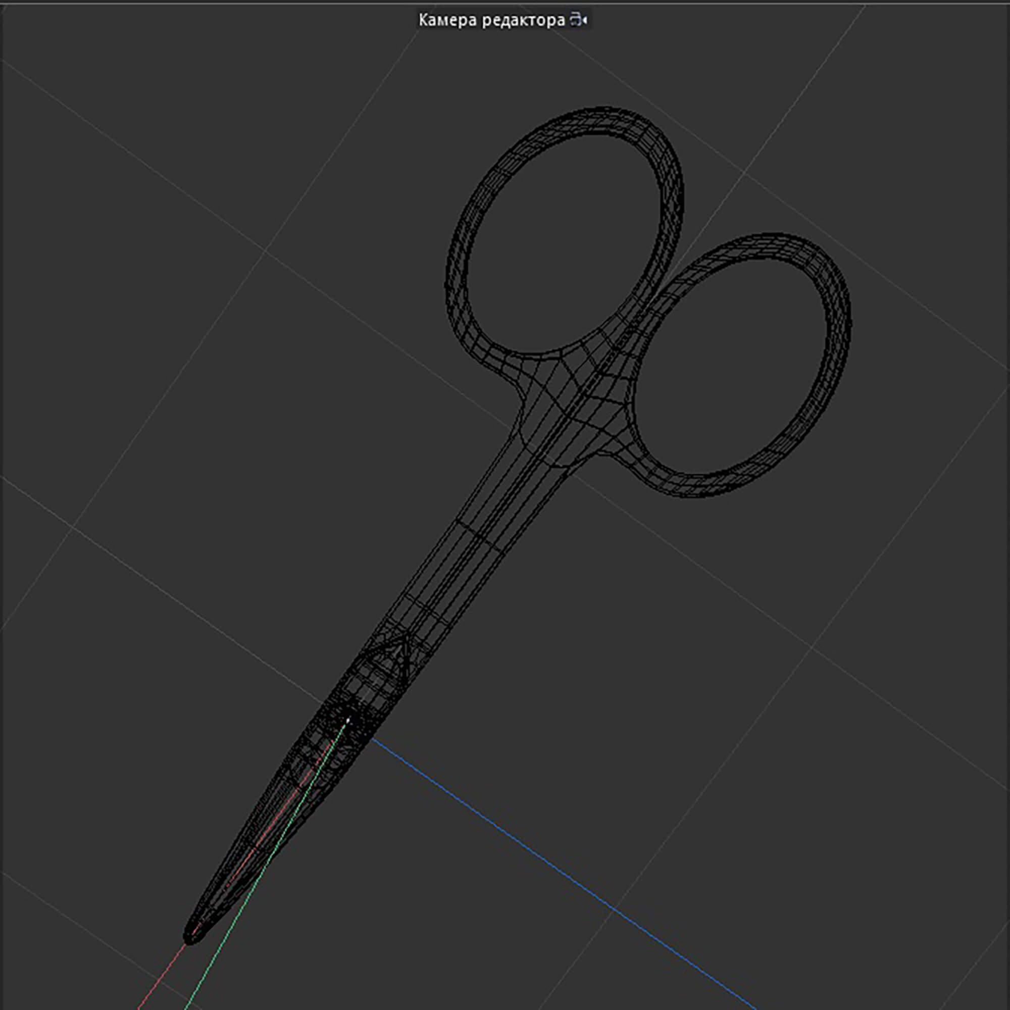 Scissors - 3D Model by katherina
