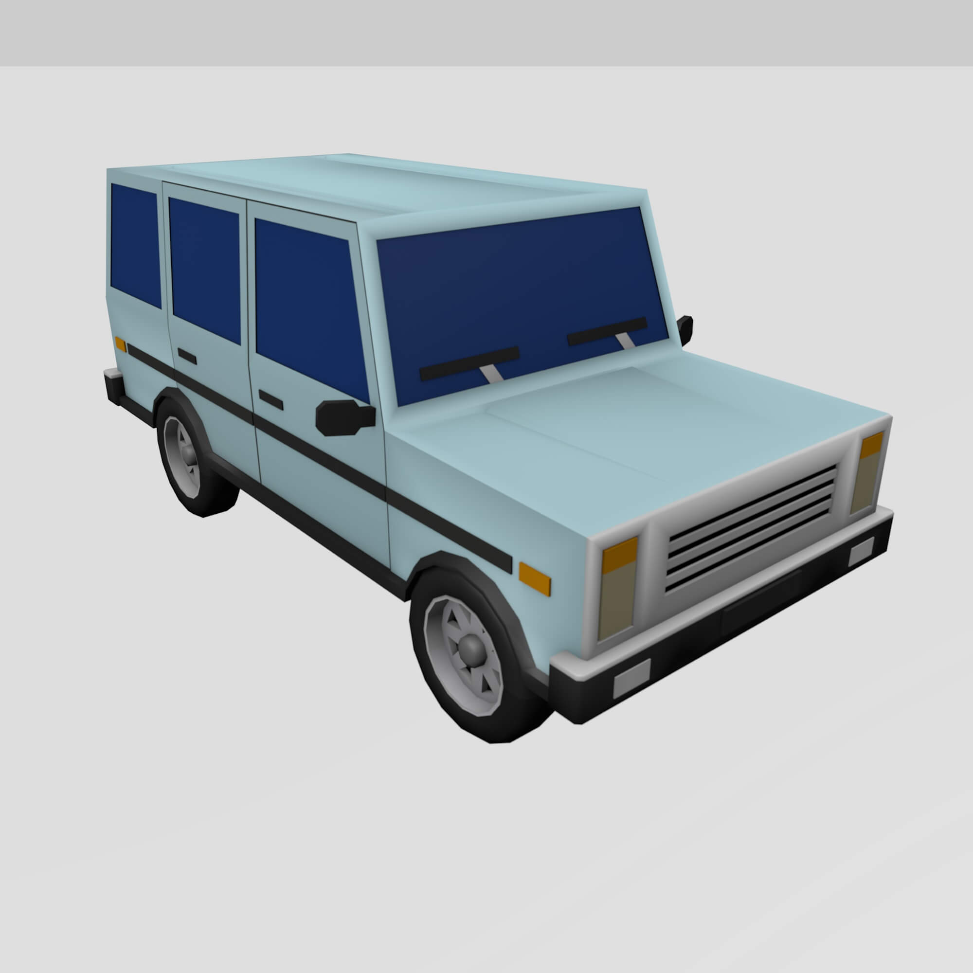 Set of cars and van - 3D Model by katherina