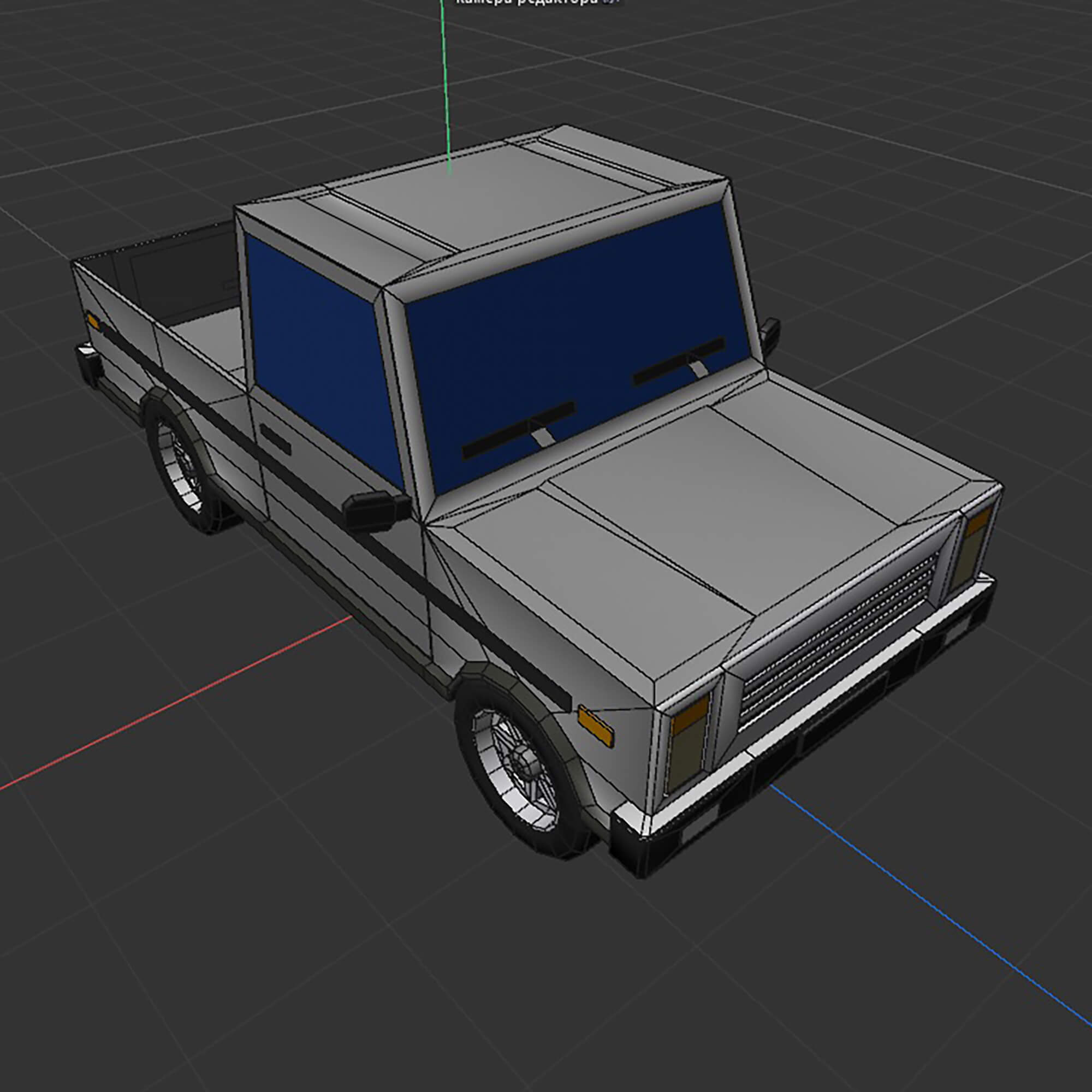 Set of cars and van - 3D Model by katherina