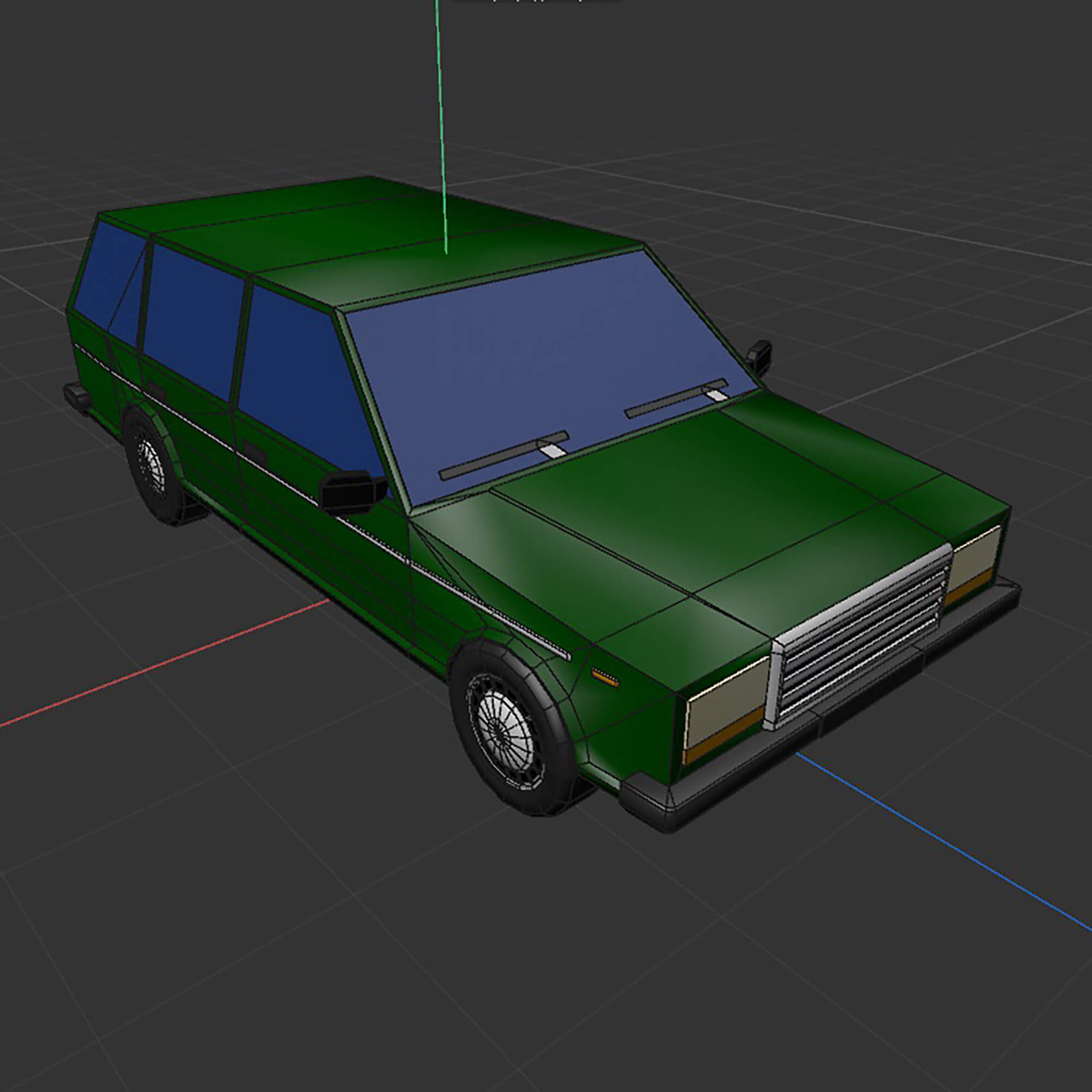 Set of cars and van - 3D Model by katherina