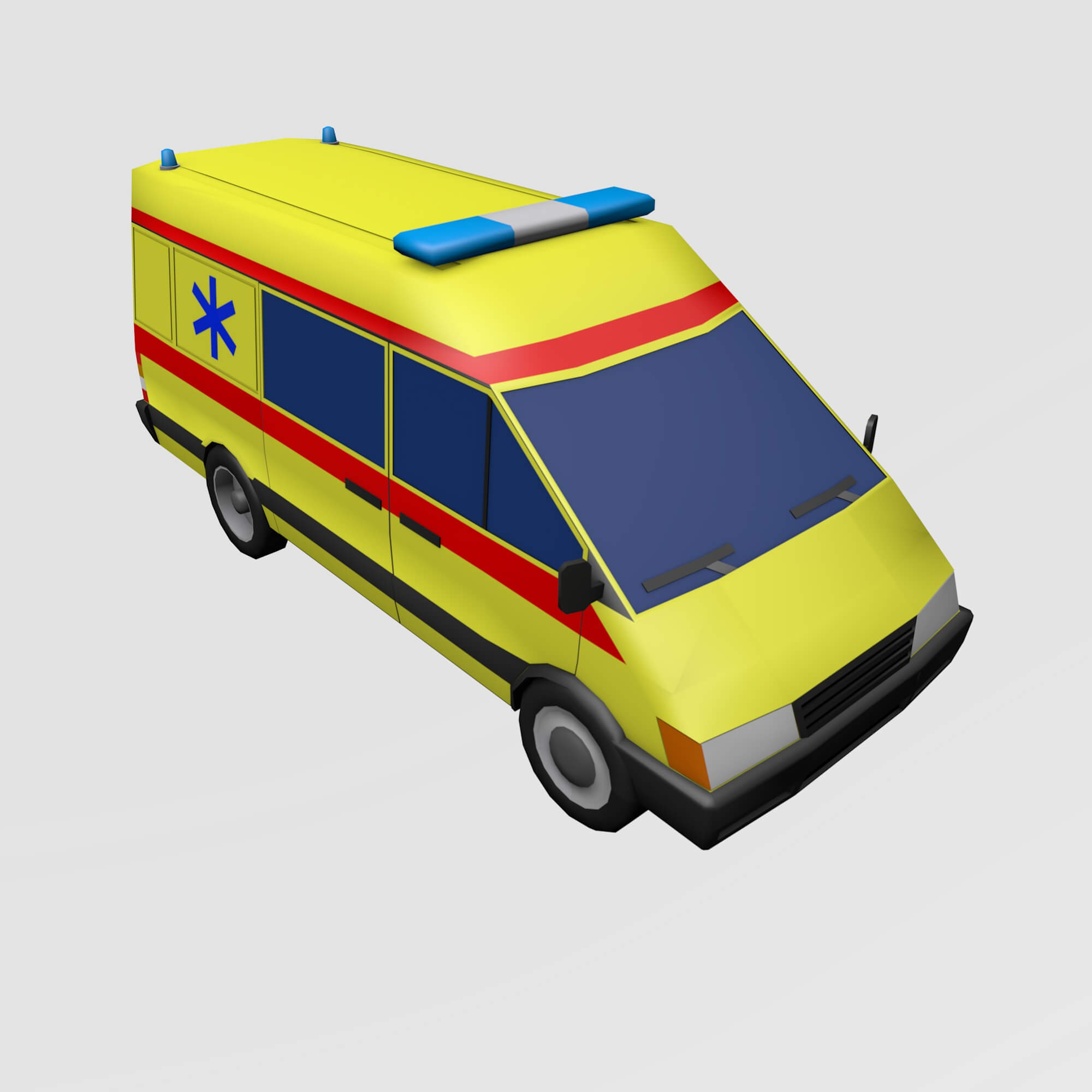 Set of Light-Duty Cars 3D Model by katherina