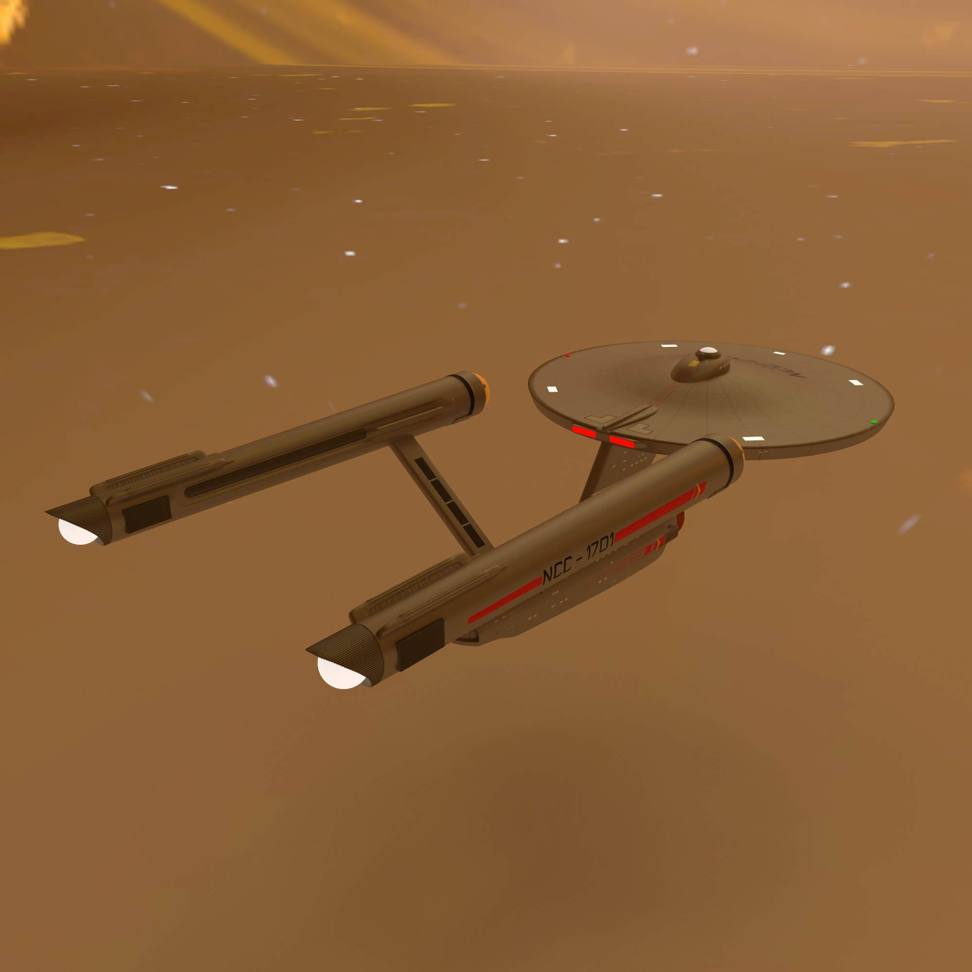 Ship Enterprise Ncc-1701 From Star Trek 3D Model by katherina