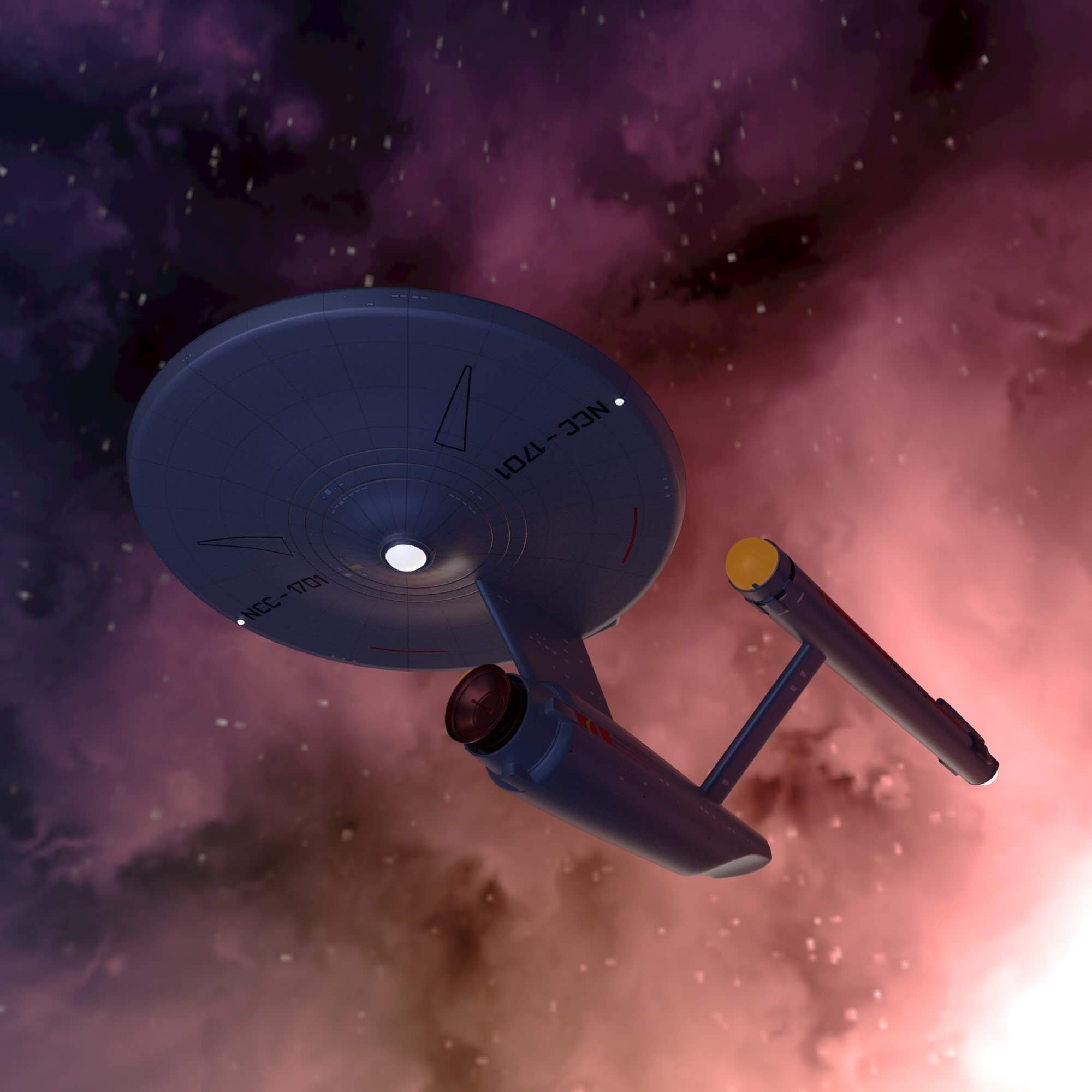 Ship Enterprise Ncc-1701 From Star Trek 3D Model by katherina