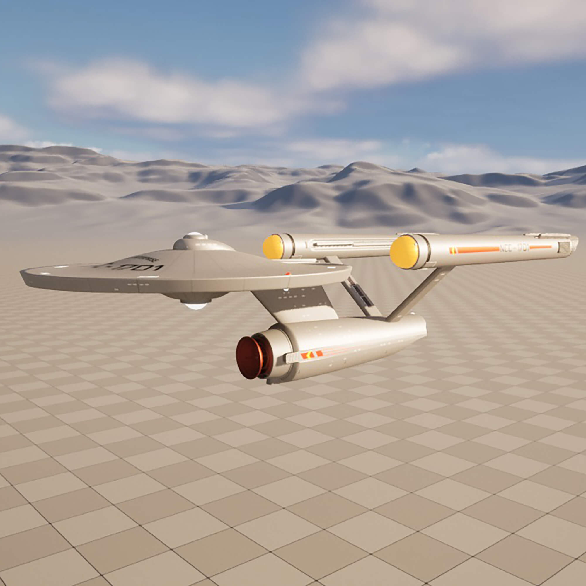 Ship Enterprise Ncc-1701 From Star Trek 3D Model by katherina