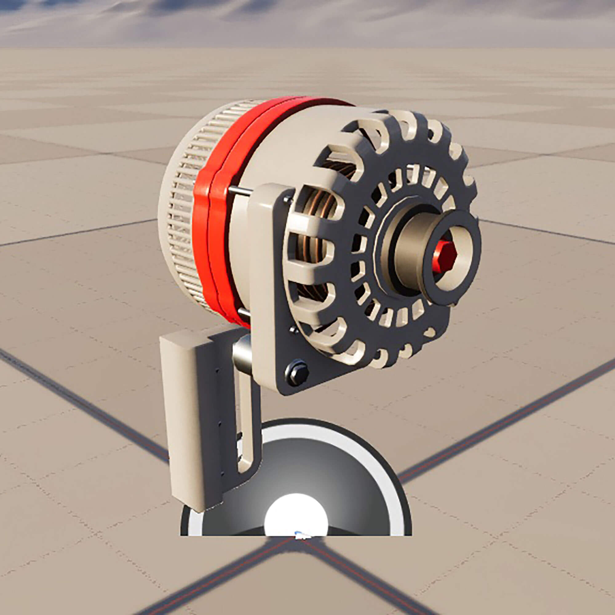 Small Motor - 3D Model by katherina
