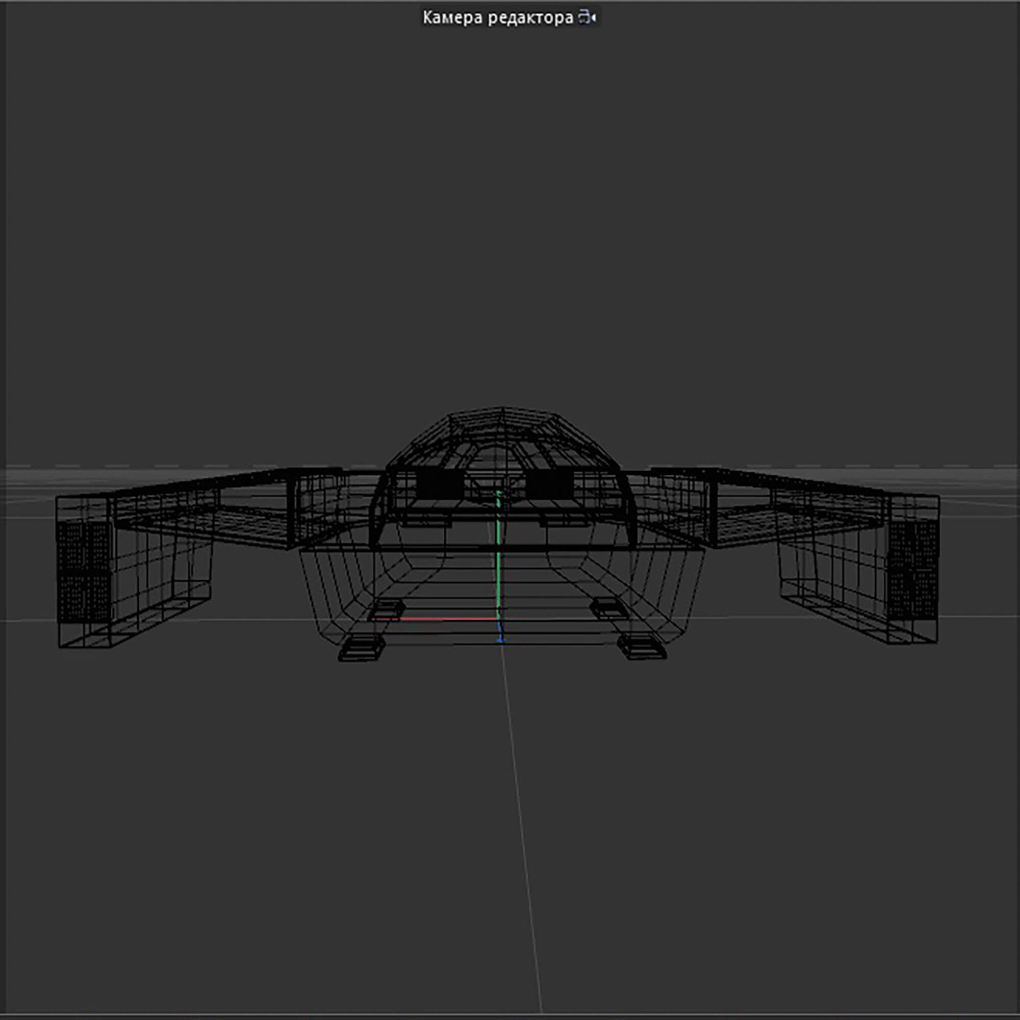 Space Cargo Ship 2 - 3D Model by katherina