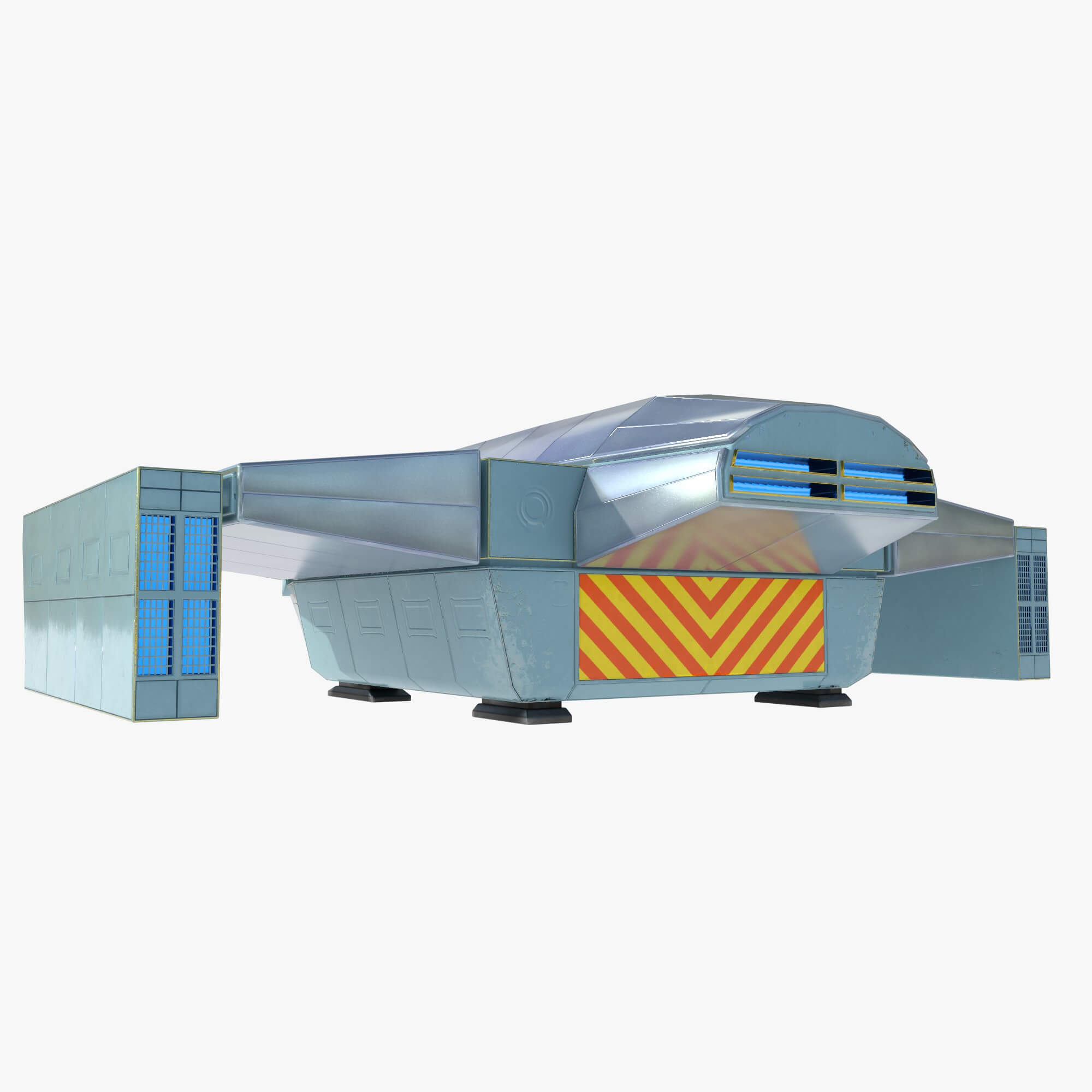 Space Cargo Ship - 3D Model by katherina