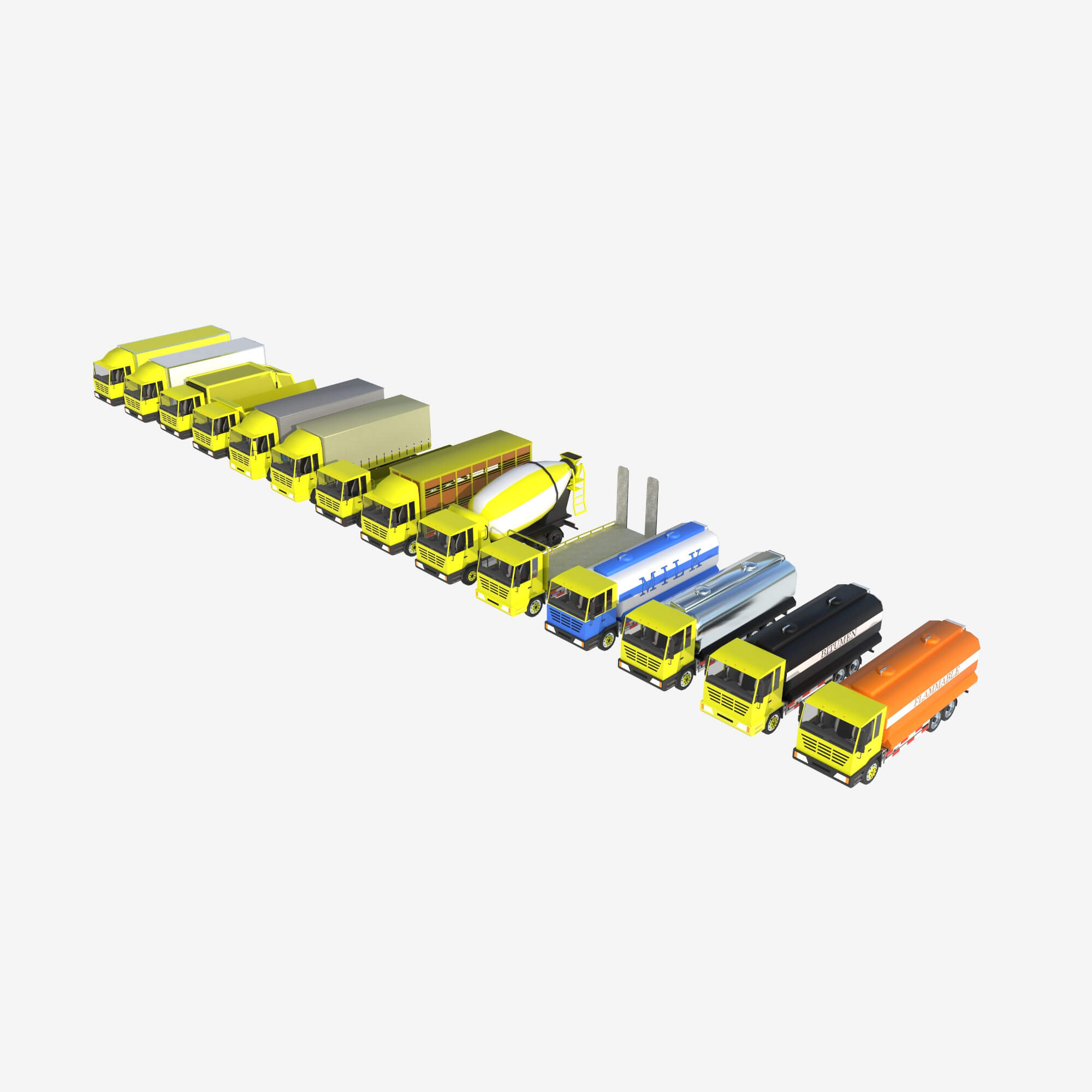 Truck Showroom - 3D Model by katherina