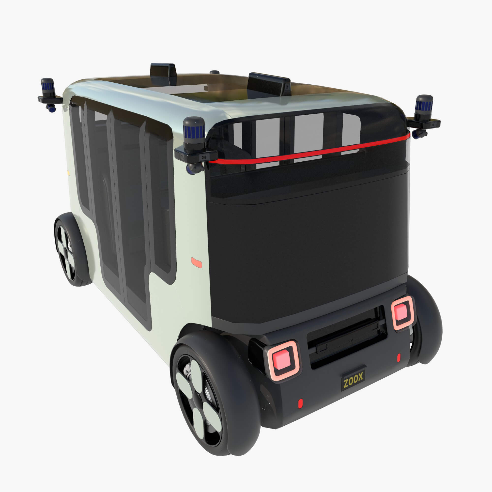 Unmanned Taxi - 3D Model by katherina