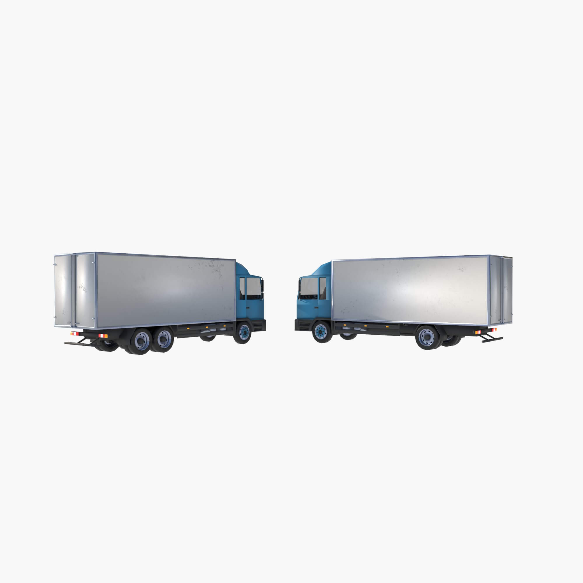 two- and three-axle van 3D Model by katherina