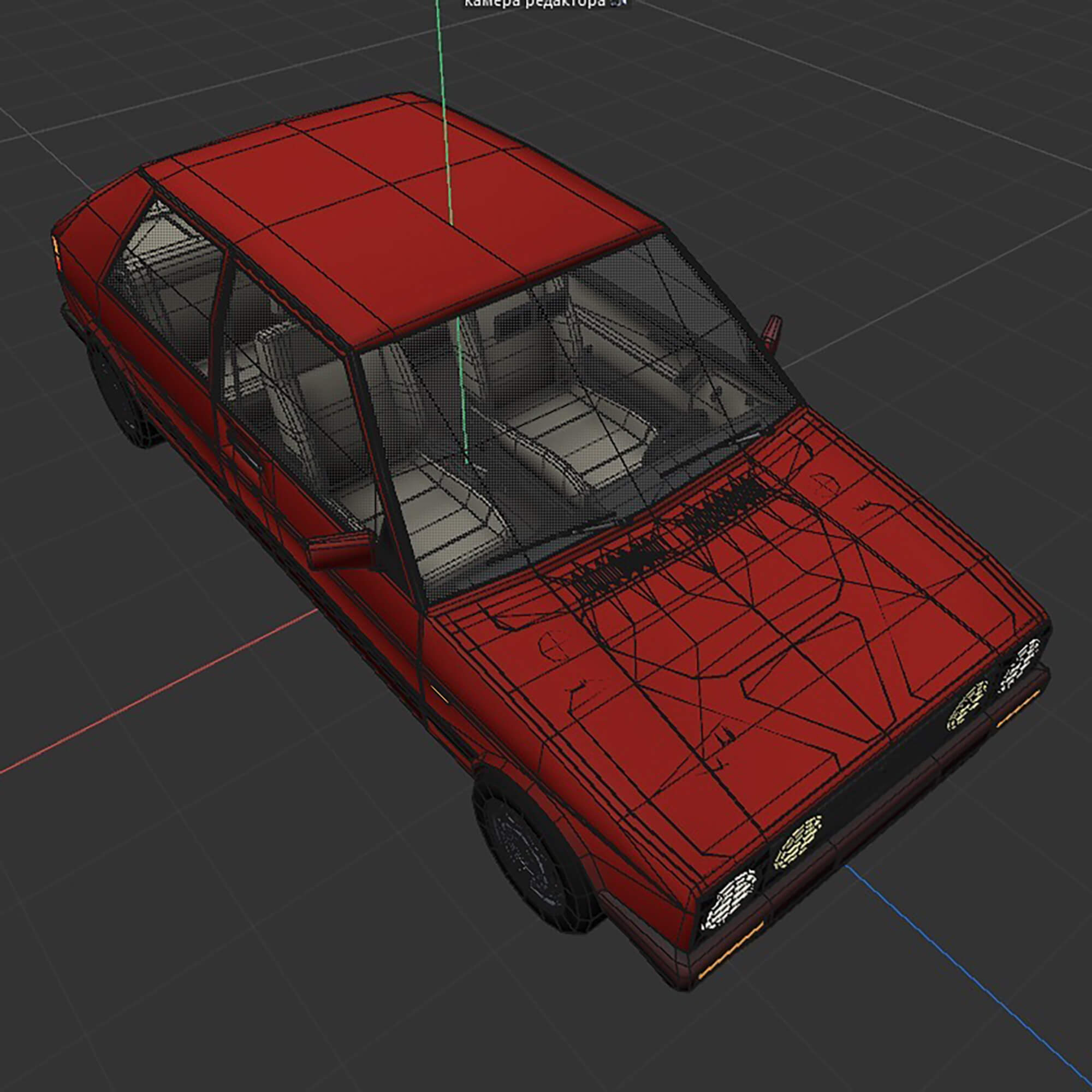 VW Volkswagen Golf 2 GTI - 3D Model by katherina