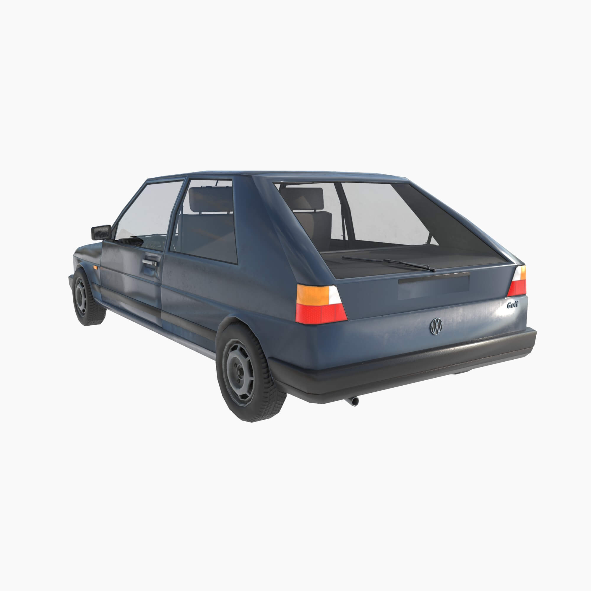 VW Volkswagen Golf 2 - 3D Model by katherina