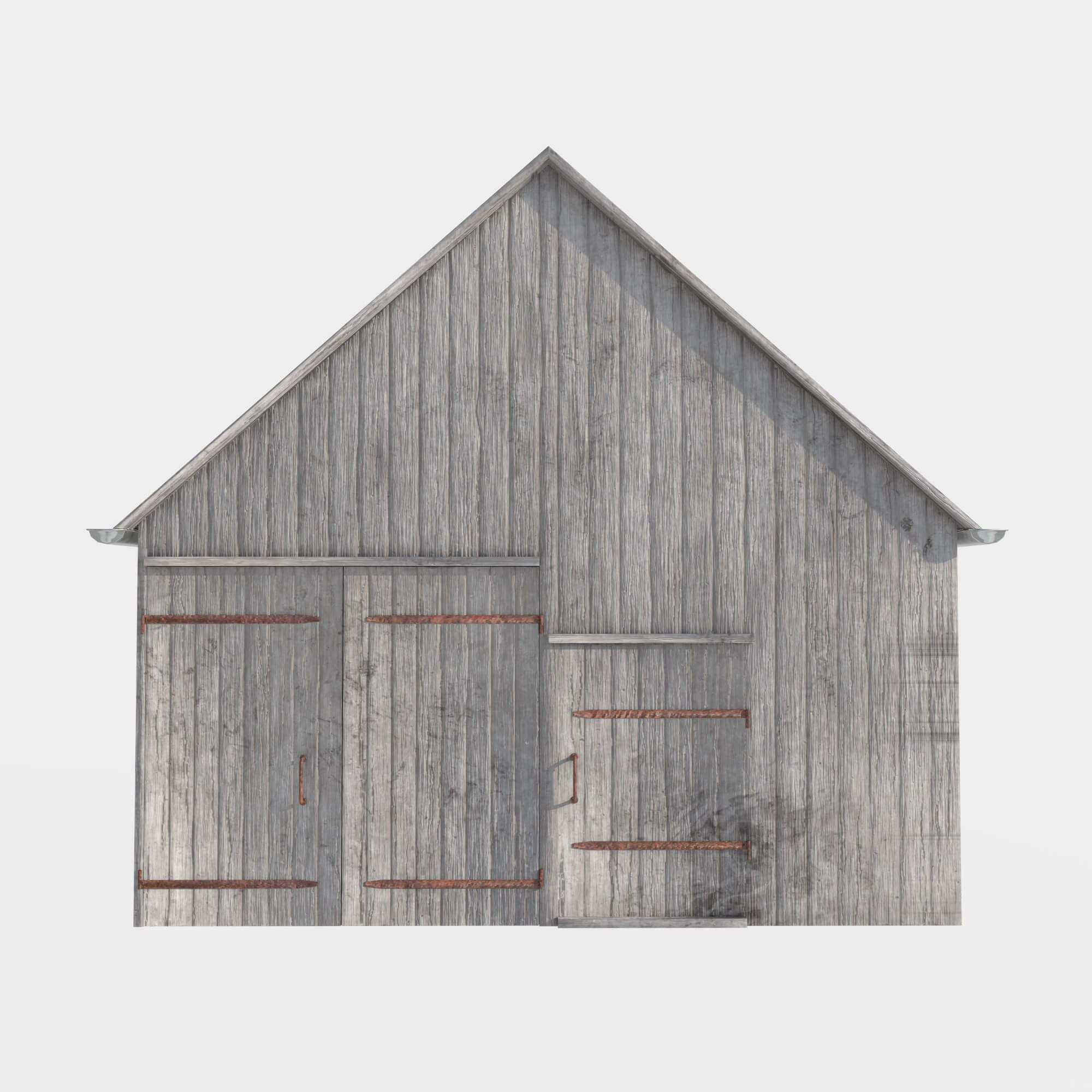 Wooden Shed - 3D Model by katherina