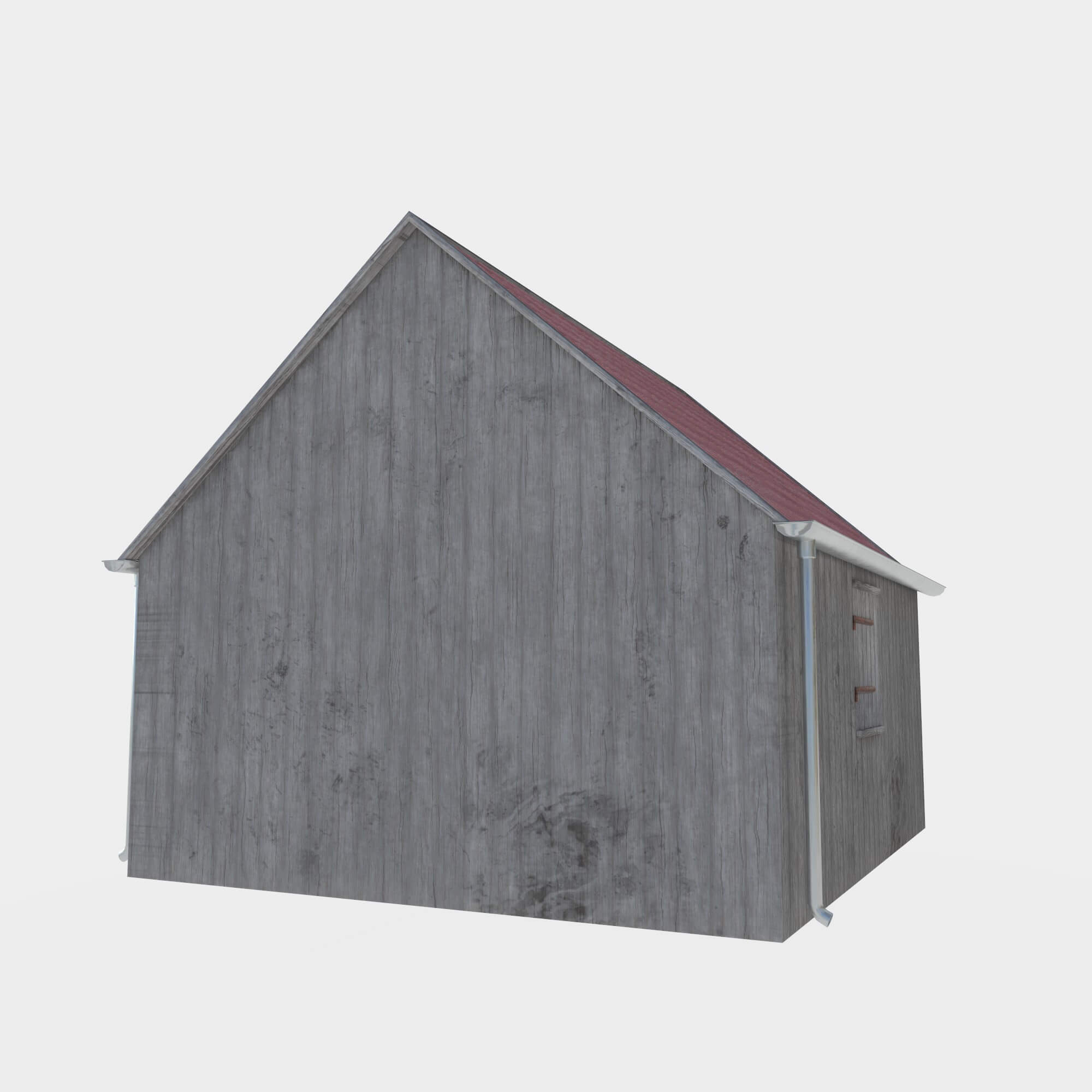 Wooden Shed - 3D Model by katherina