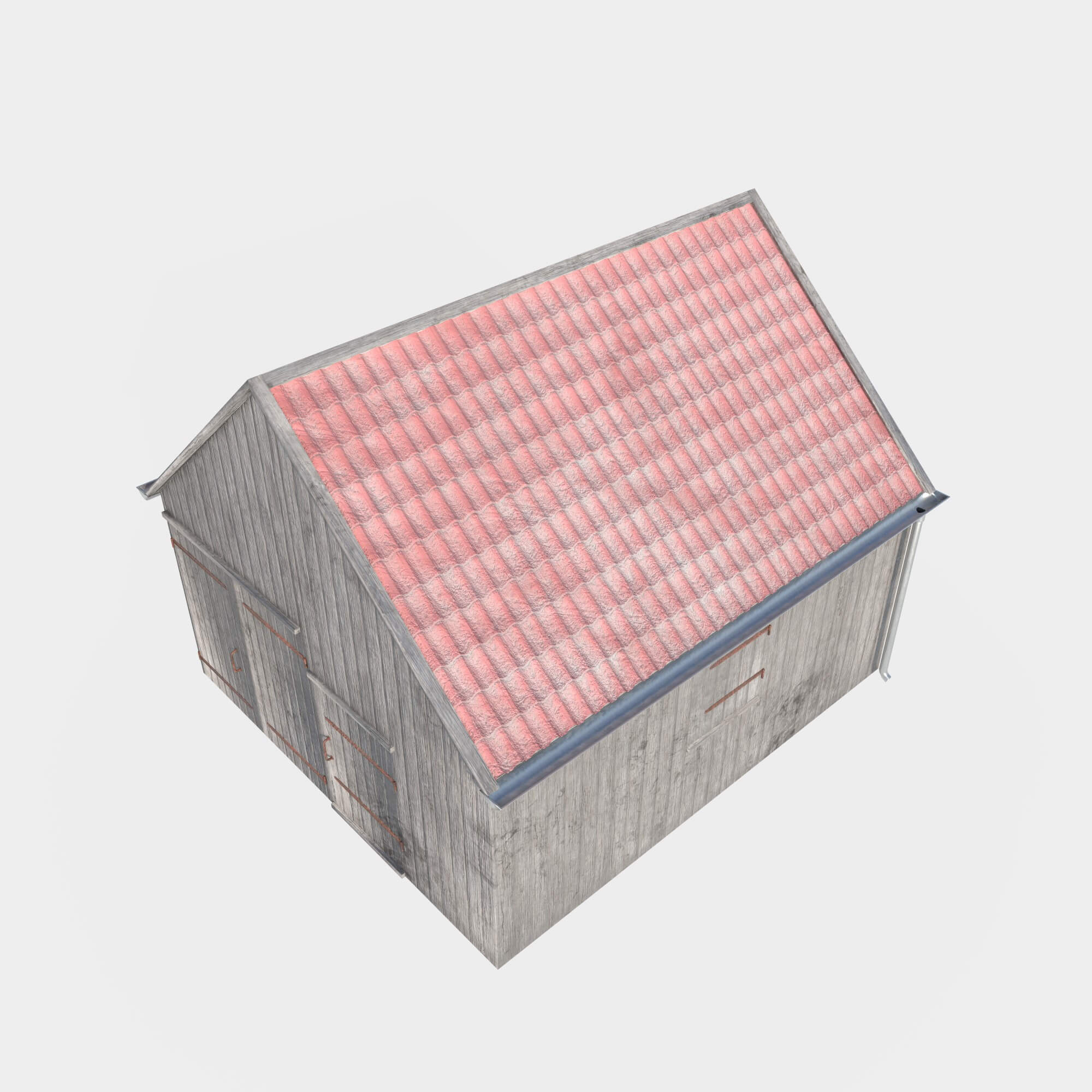 Wooden Shed - 3D Model by katherina