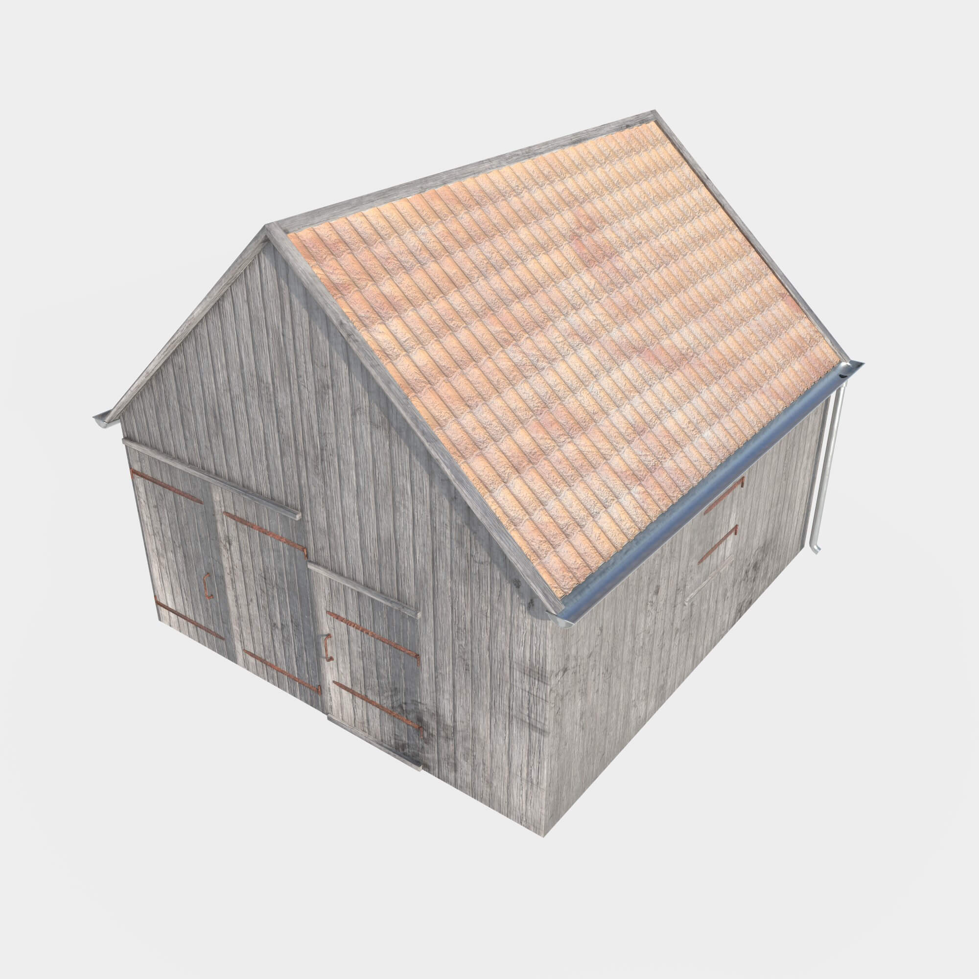 Wooden Shed - 3D Model by katherina