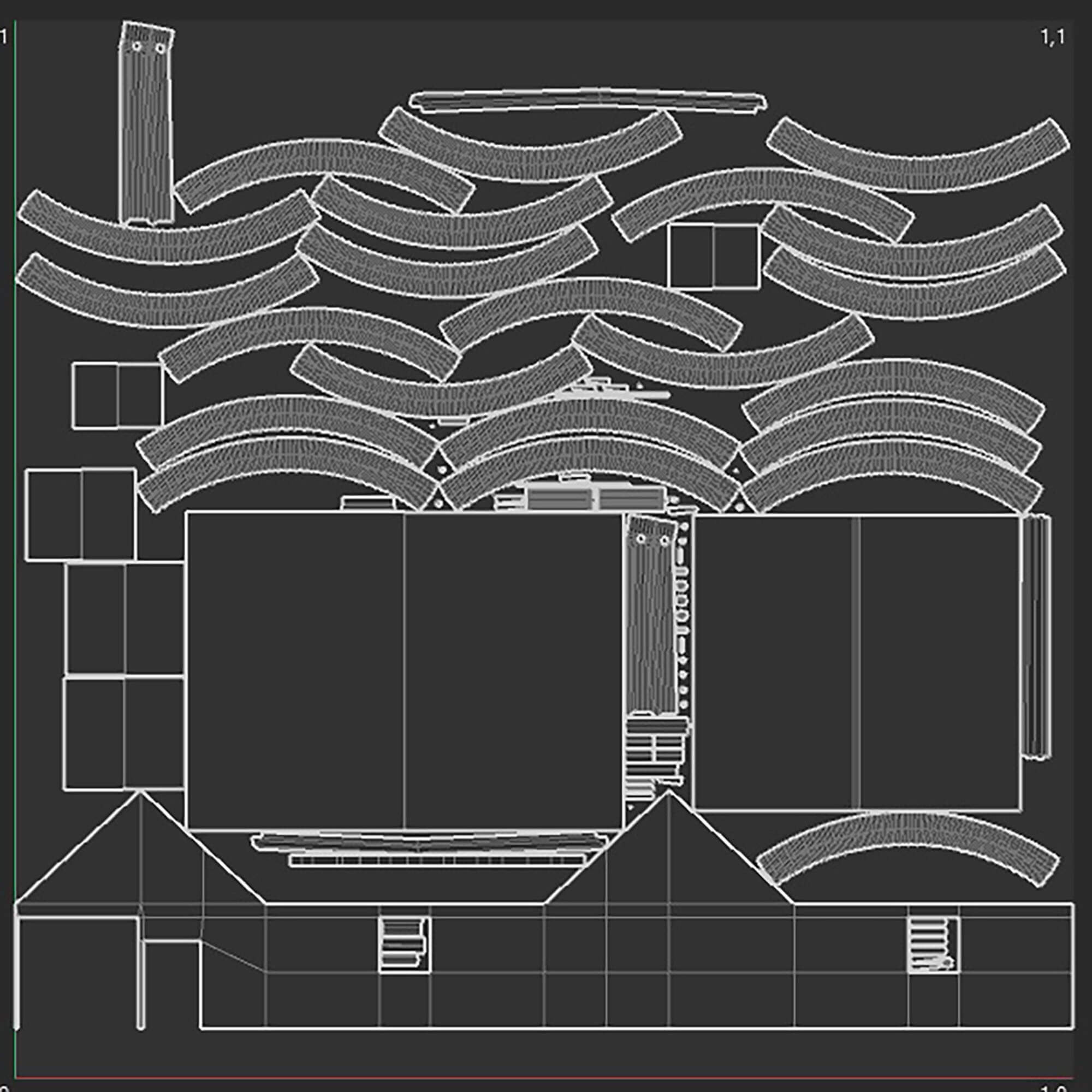 Wooden Shed - 3D Model by katherina