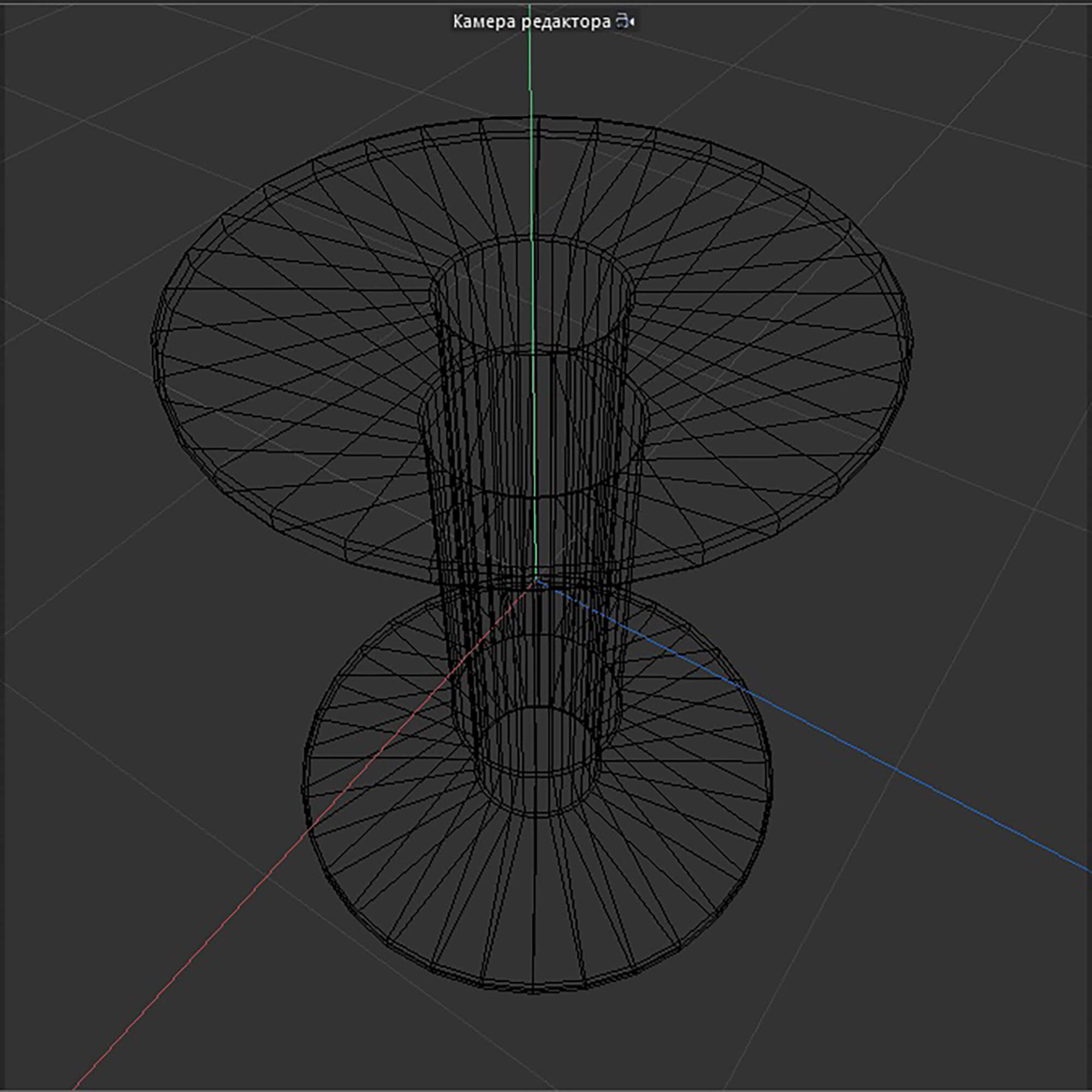 Wooden Spool for Thread - 3D Model by katherina