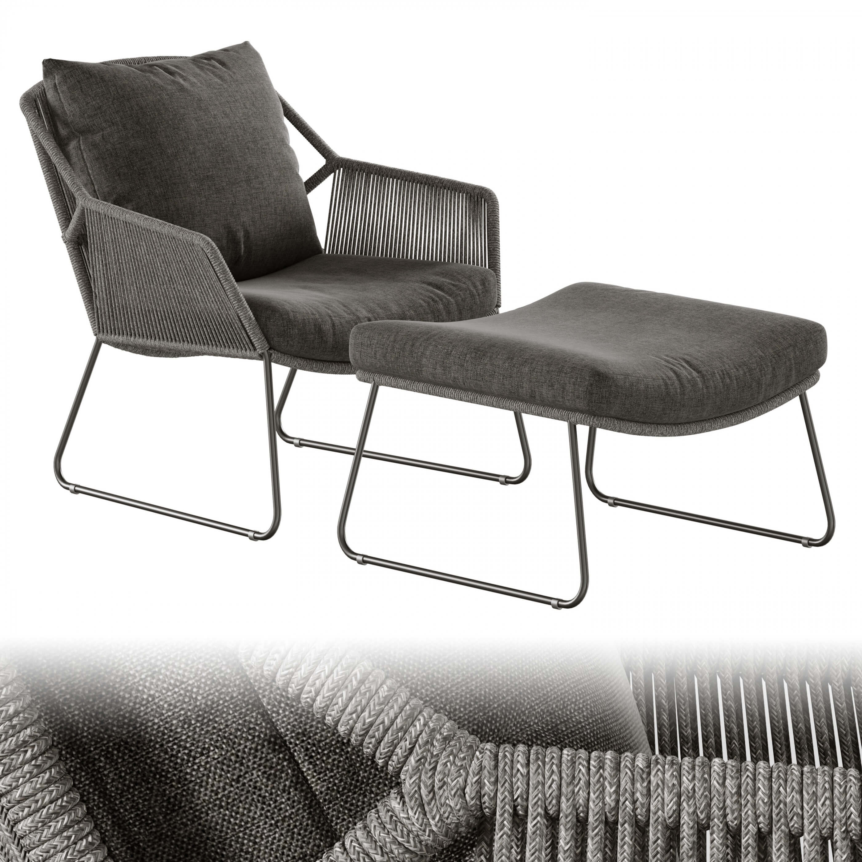 4so Accor Lounge Chair - 3D Model by Katmit