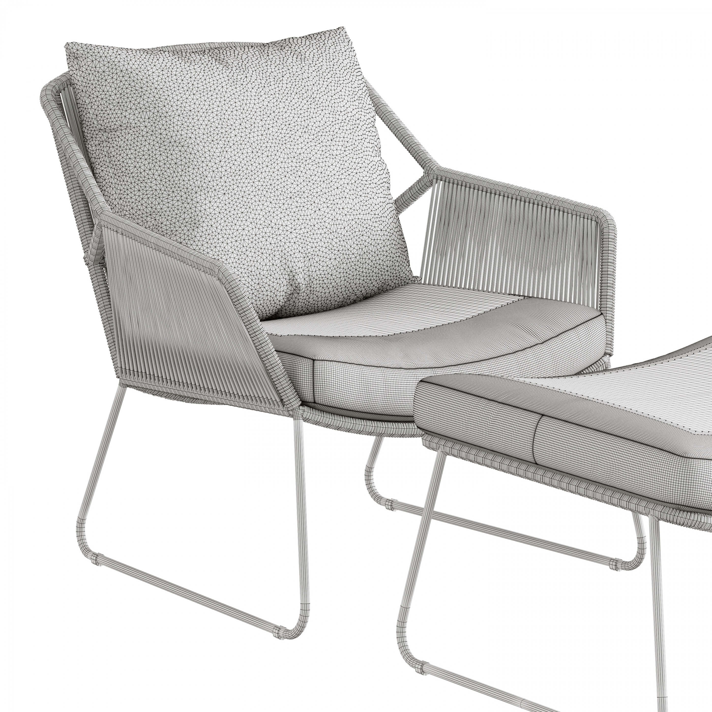 4so Accor Lounge Chair - 3D Model by Katmit