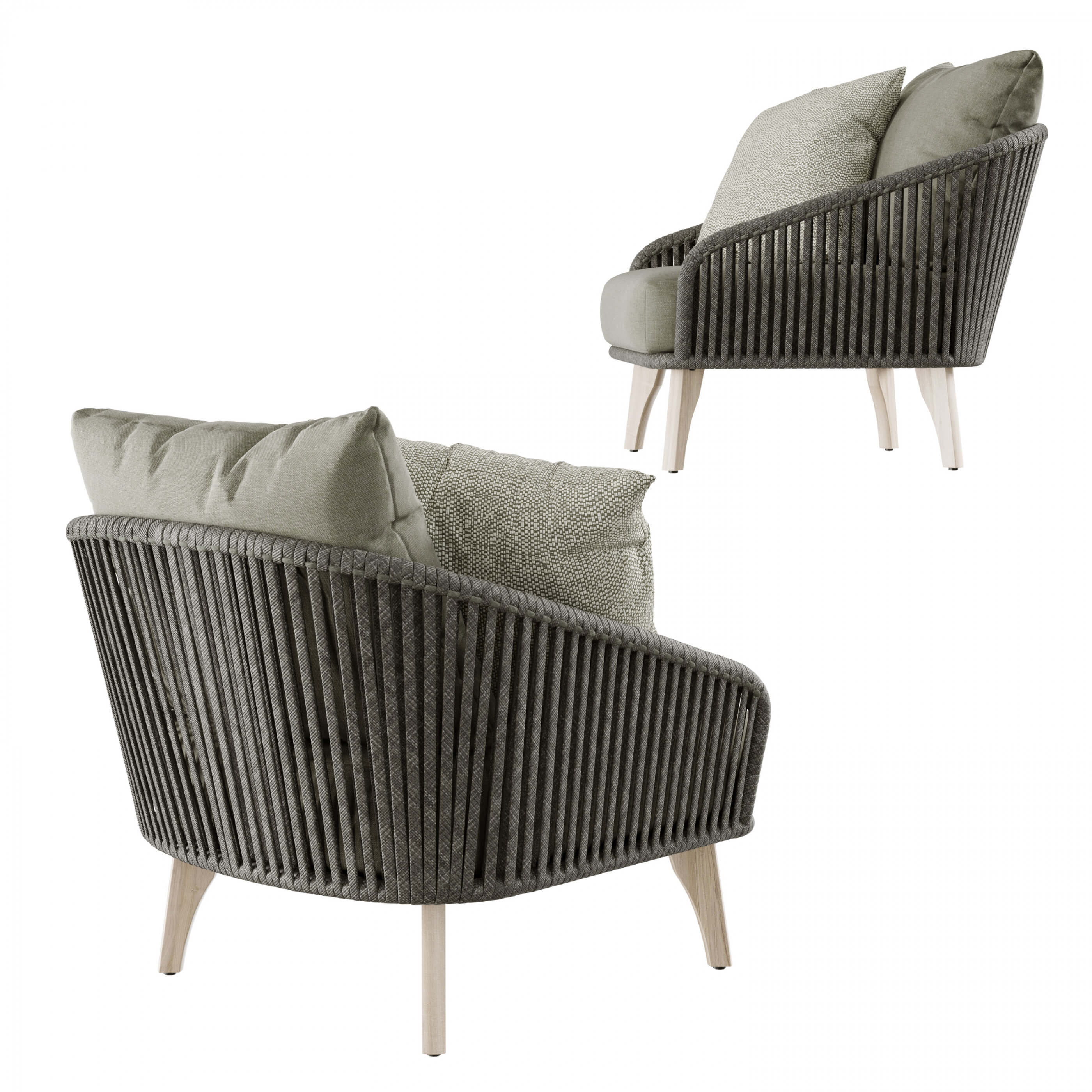 4so Santander Lounge Set - 3D Model by Katmit