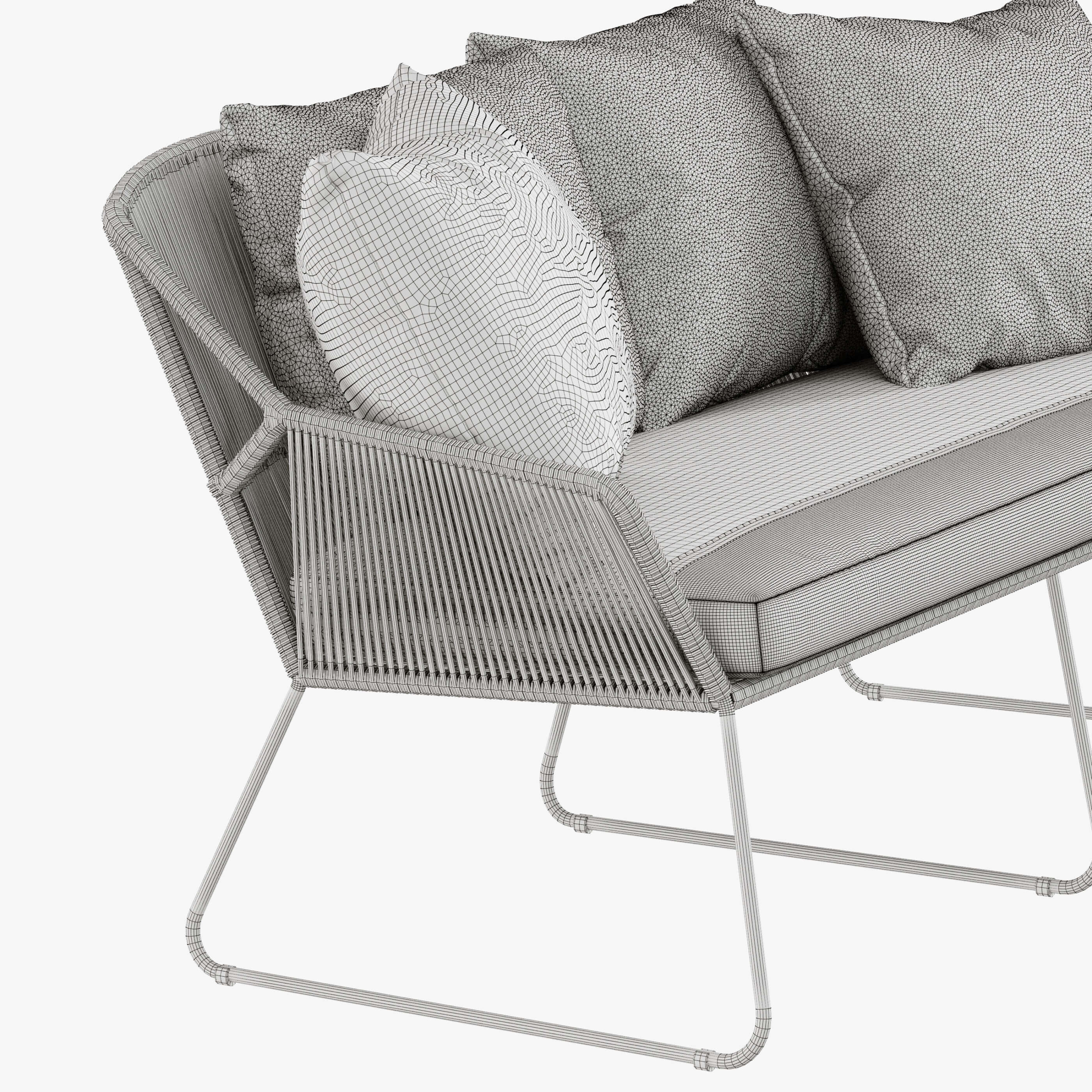 4so Accor Lounge Sofa - 3D Model by Katmit