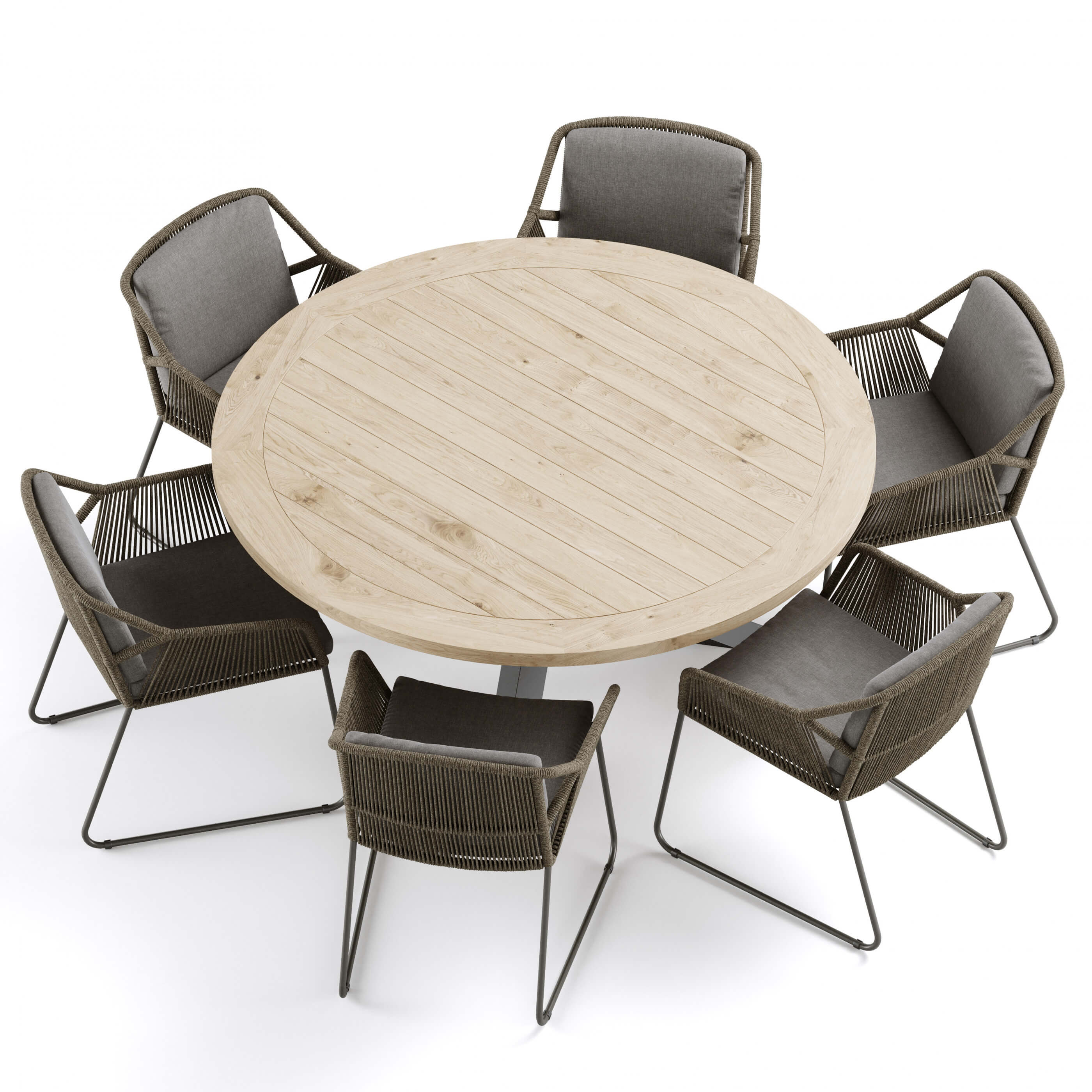 4so Outdoor Dining Chair Accor Table Louvre - 3D Model by Katmit