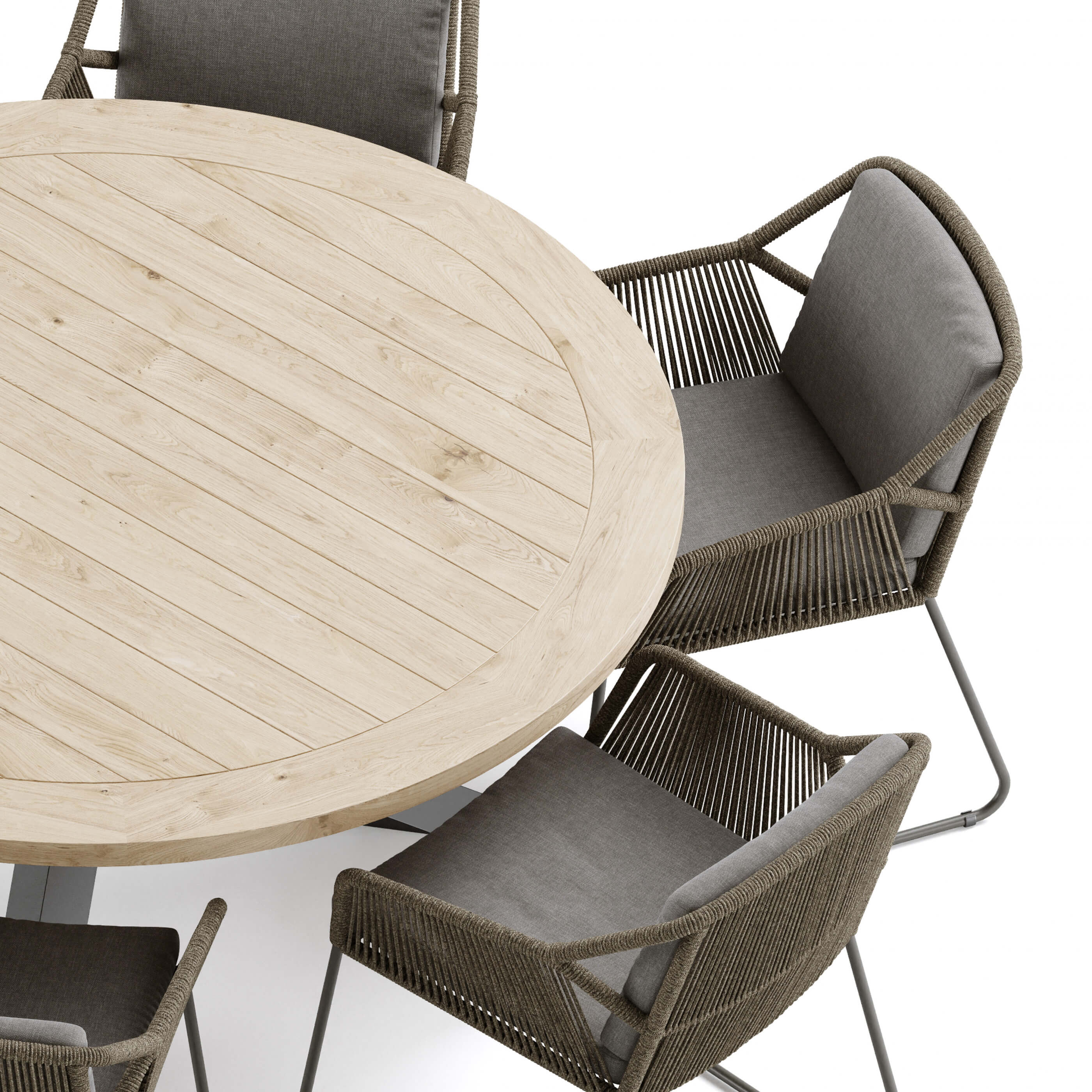 4so Outdoor Dining Chair Accor Table Louvre - 3D Model by Katmit