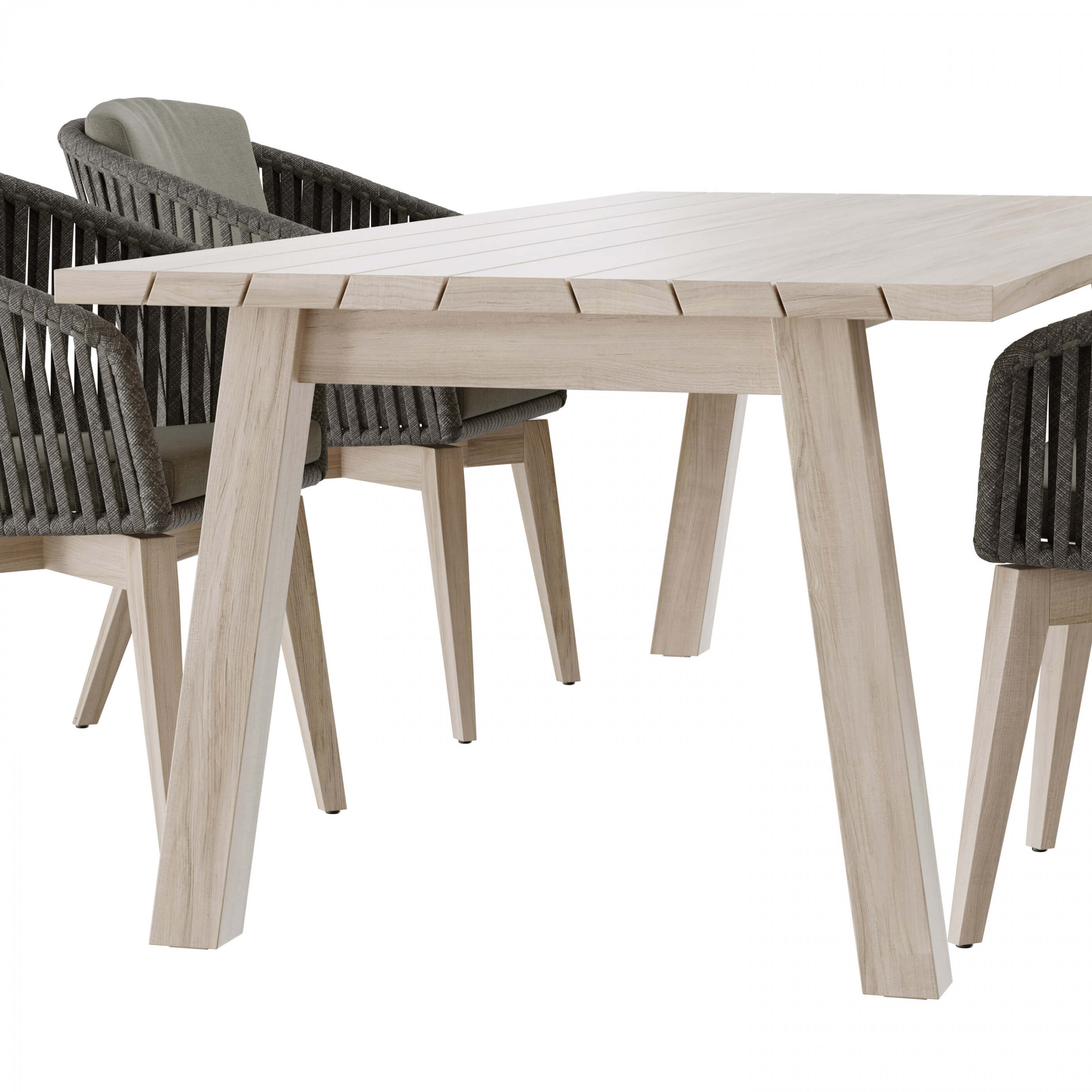 4so Santander Dining Set - 3D Model by Katmit