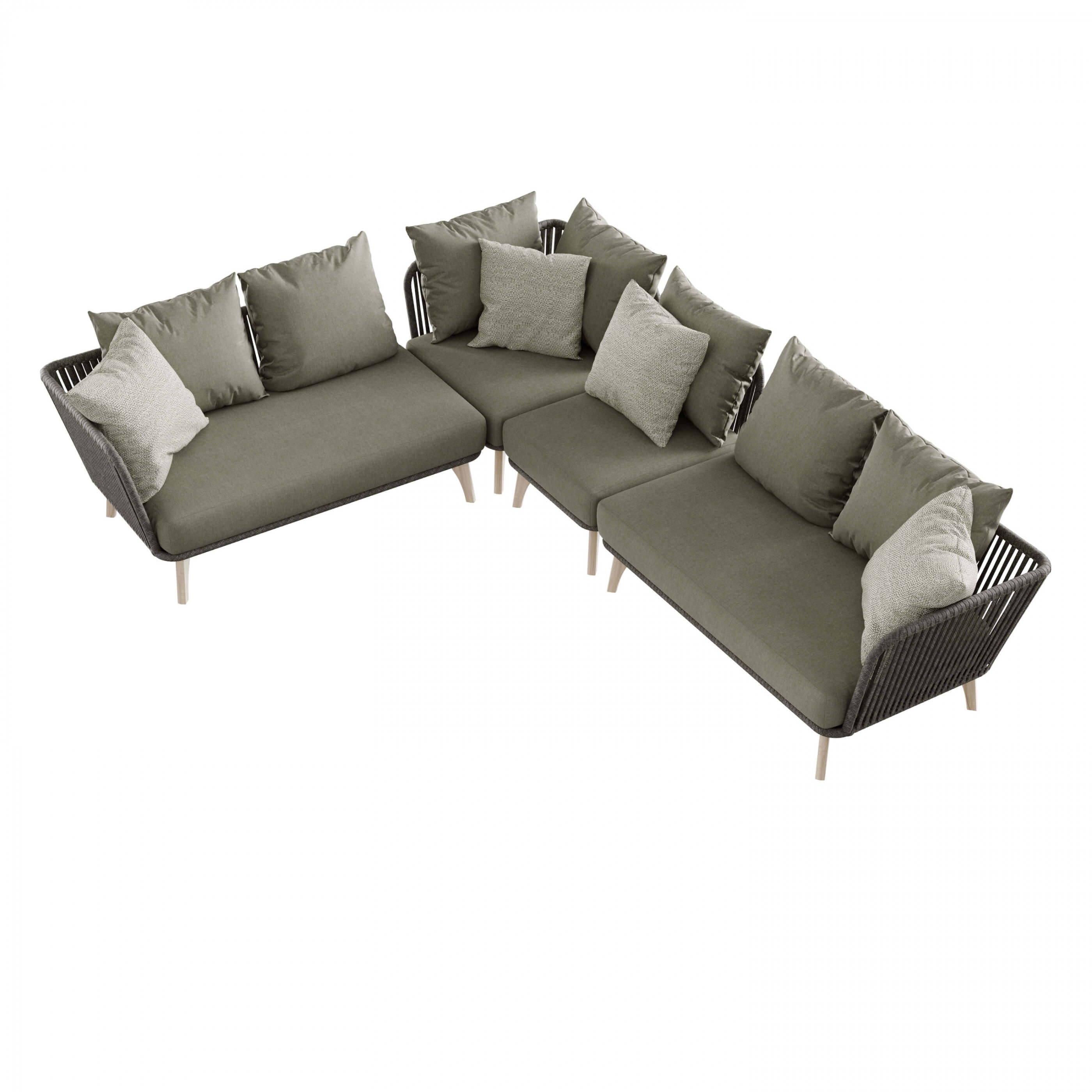 4so Santander Modular Sofa - 3D Model by Katmit
