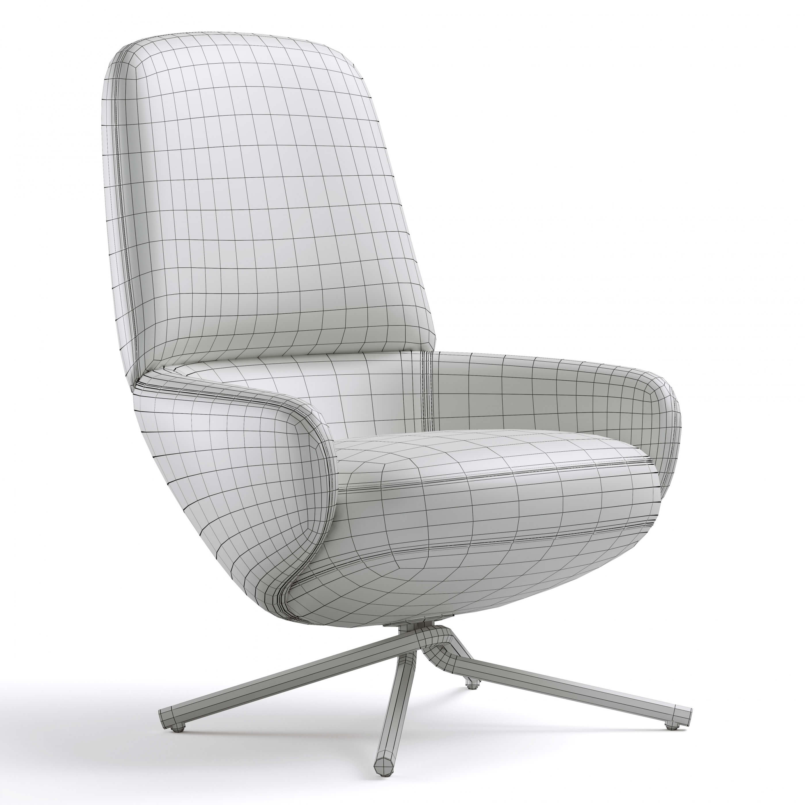 Armchair Calligaris Comfy Occasional Chair - 3D Model by Katmit