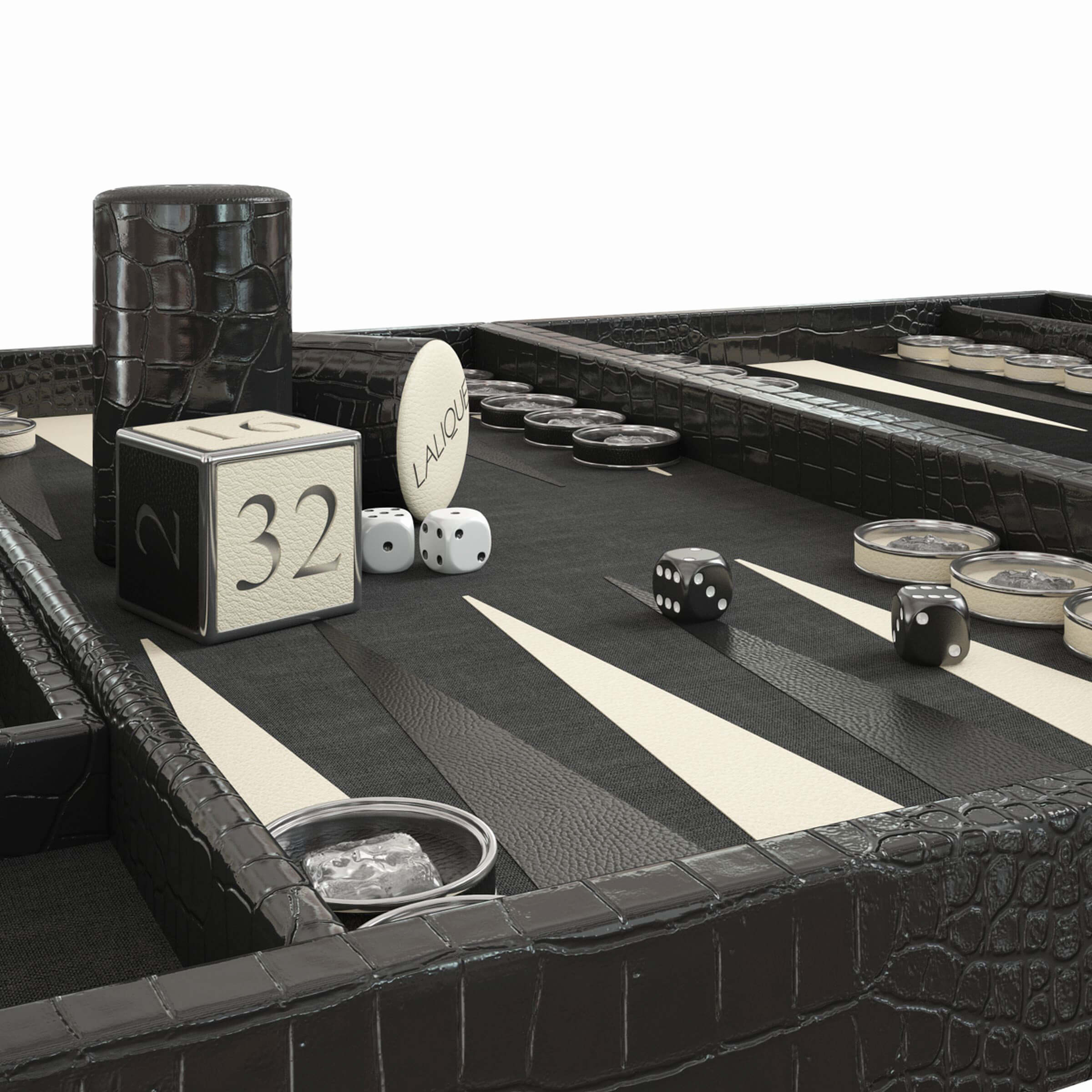 Backgammon Masque De Femme - 3D Model by Katmit