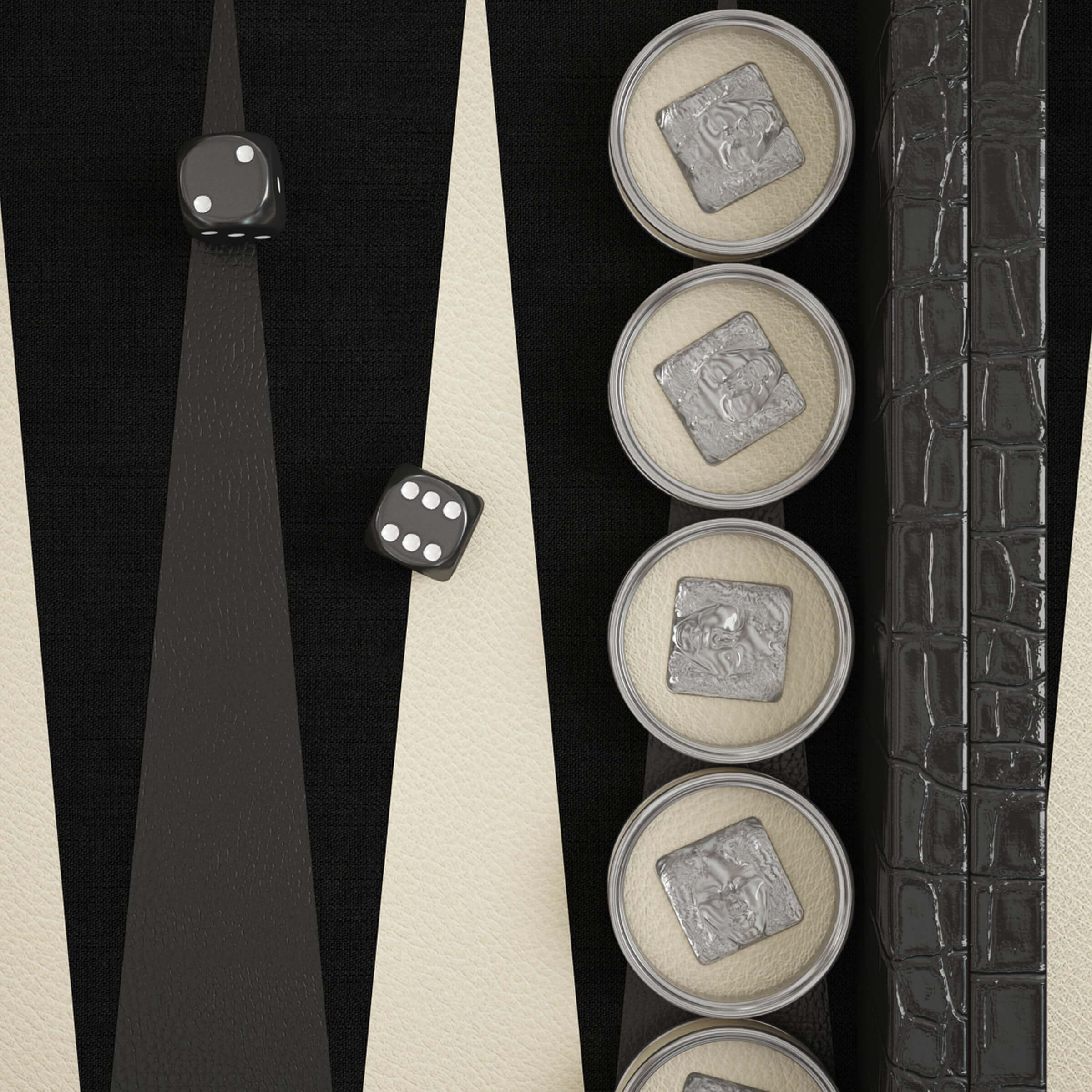 Backgammon Masque De Femme - 3D Model by Katmit