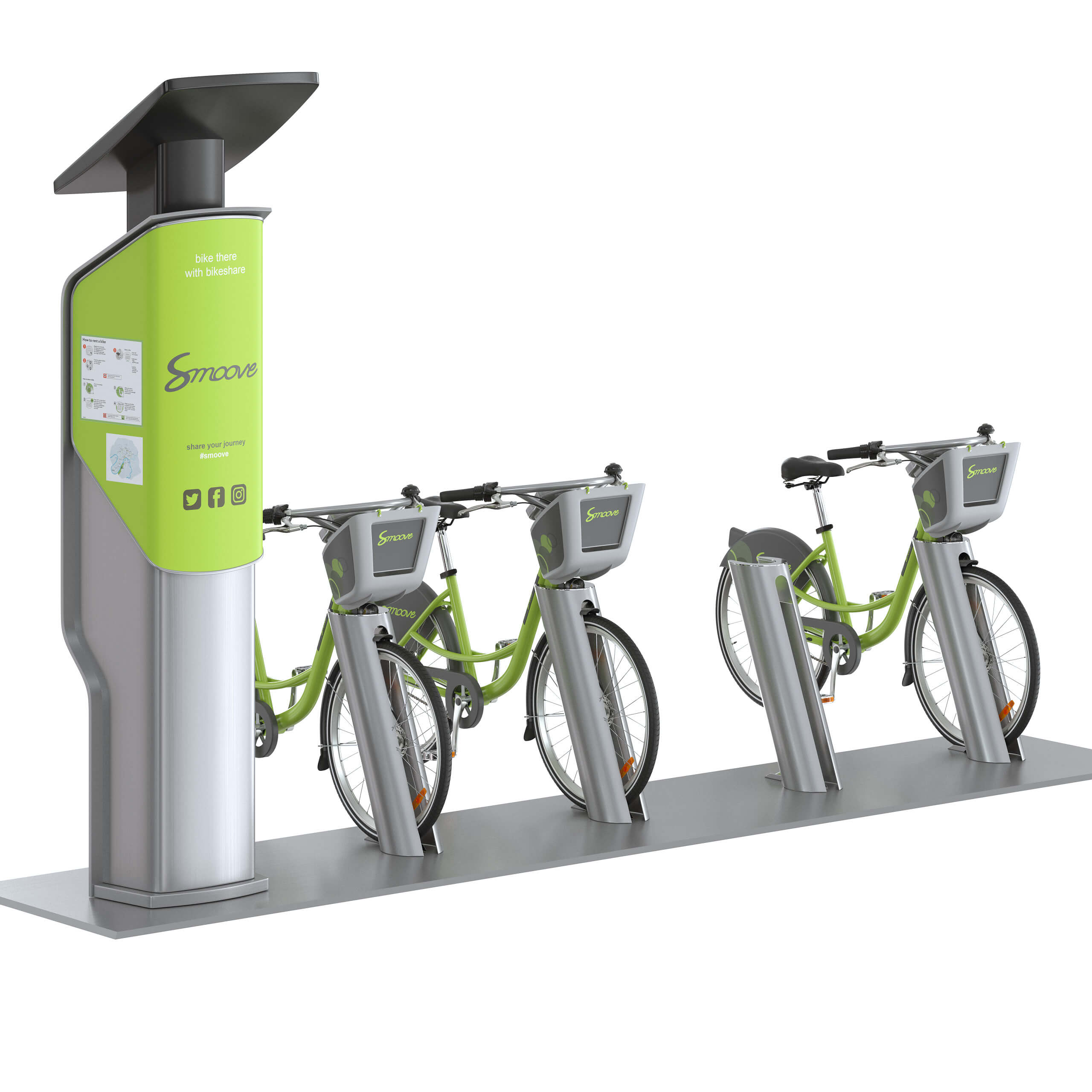 Bike Share Station - 3D Model by Katmit